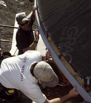 Installing Curved Exterior Trim