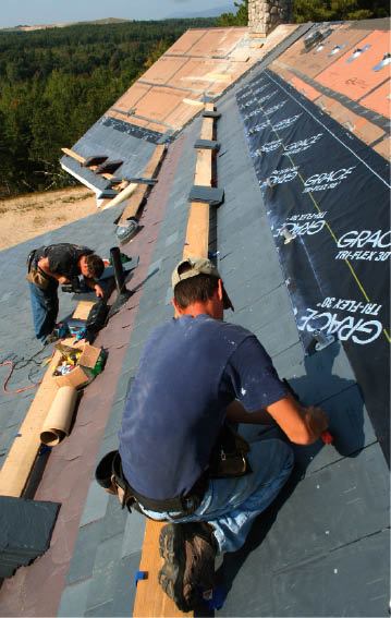 Installing Synthetic Slate