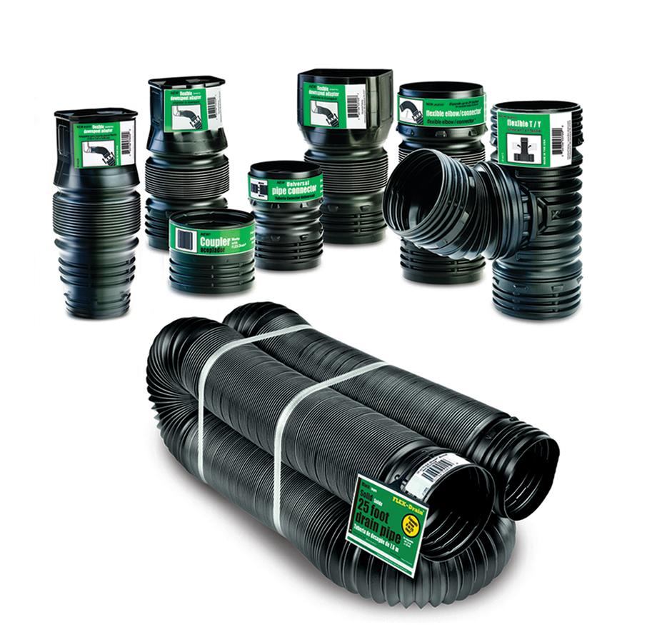 Flex-Drain Expandable Drain Pipe