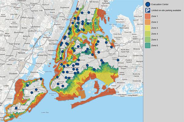 New Evacuation Zones for NYC
