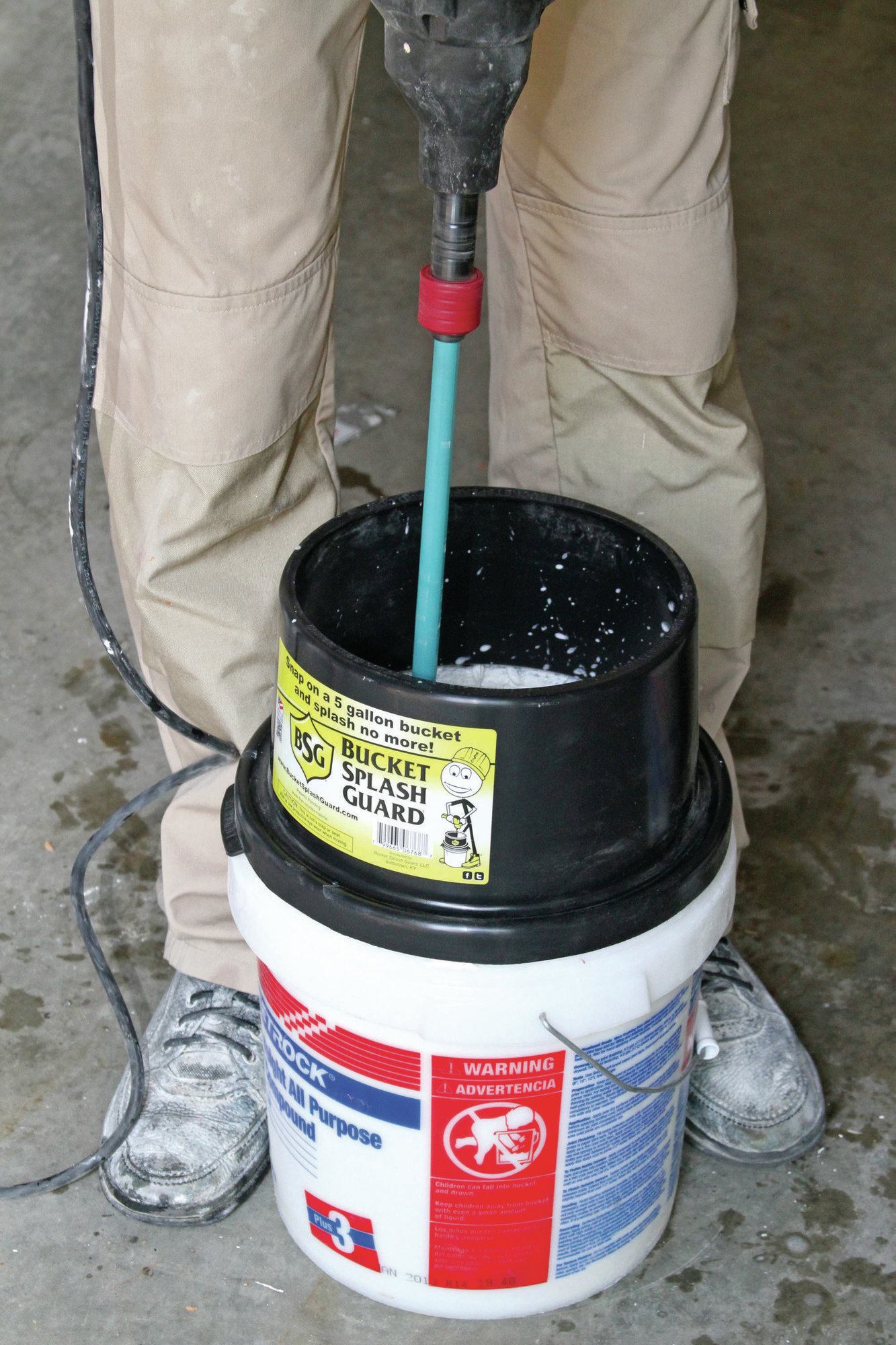 Splash Guard for 5-Gallon Buckets