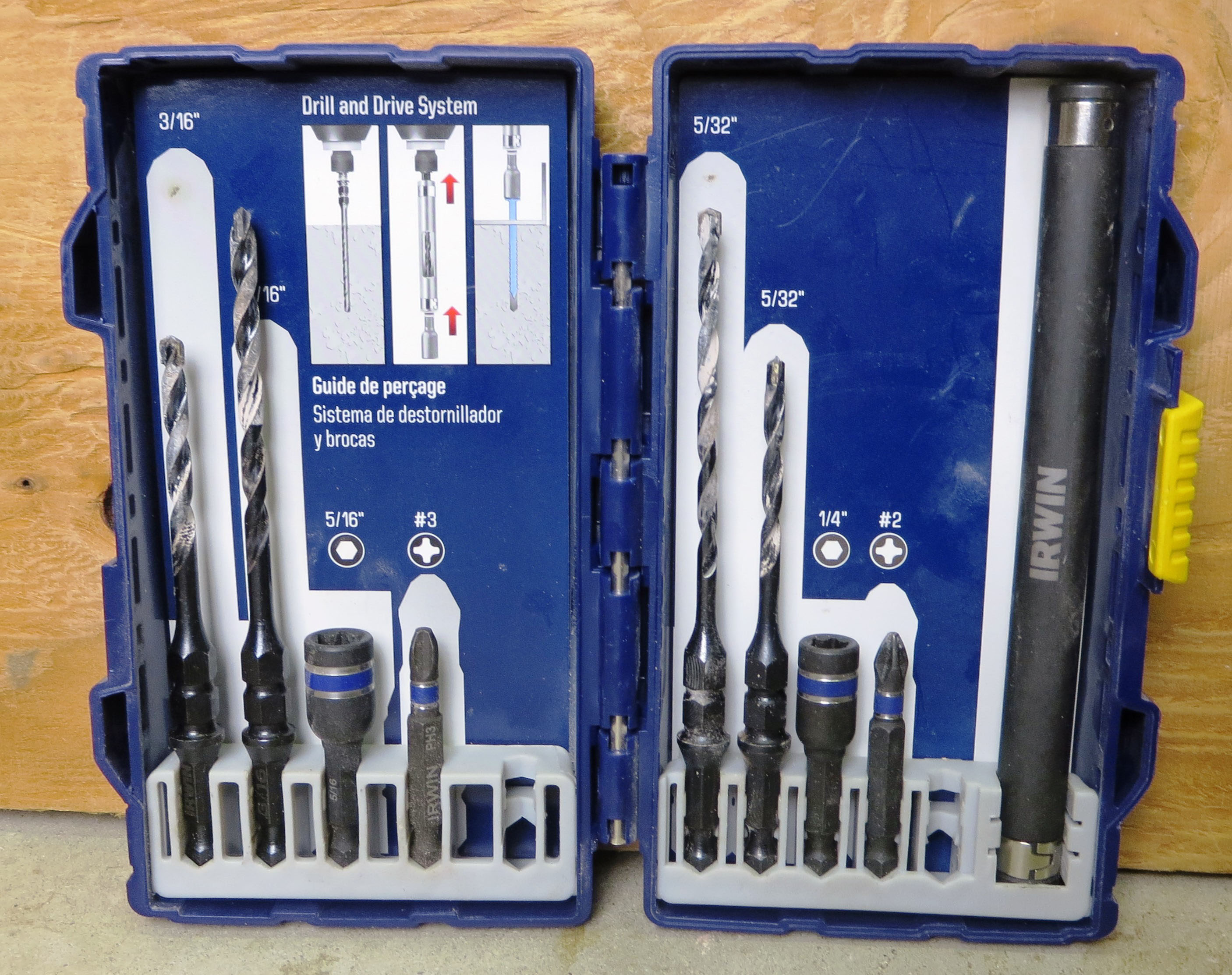 Irwin Tapcon Installation Drill-Drive Set