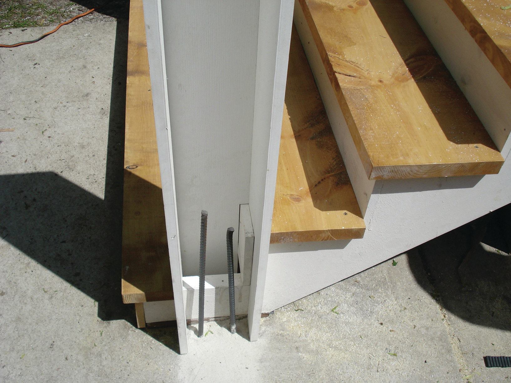 Concrete-Filled PVC Posts