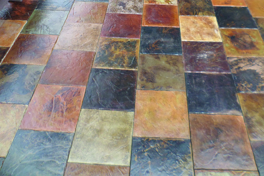 Precast Concrete Tiles Install Right on the Joists