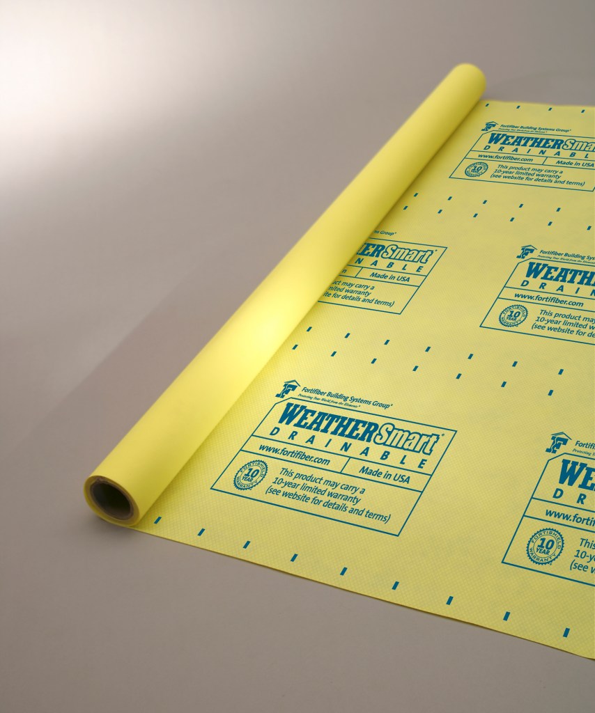 Fortifiber WeatherSmart Drainable Weather-Resistive Barrier