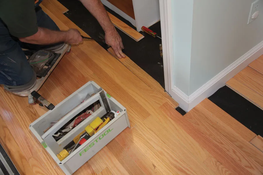 Expansion Space for Wood Floors