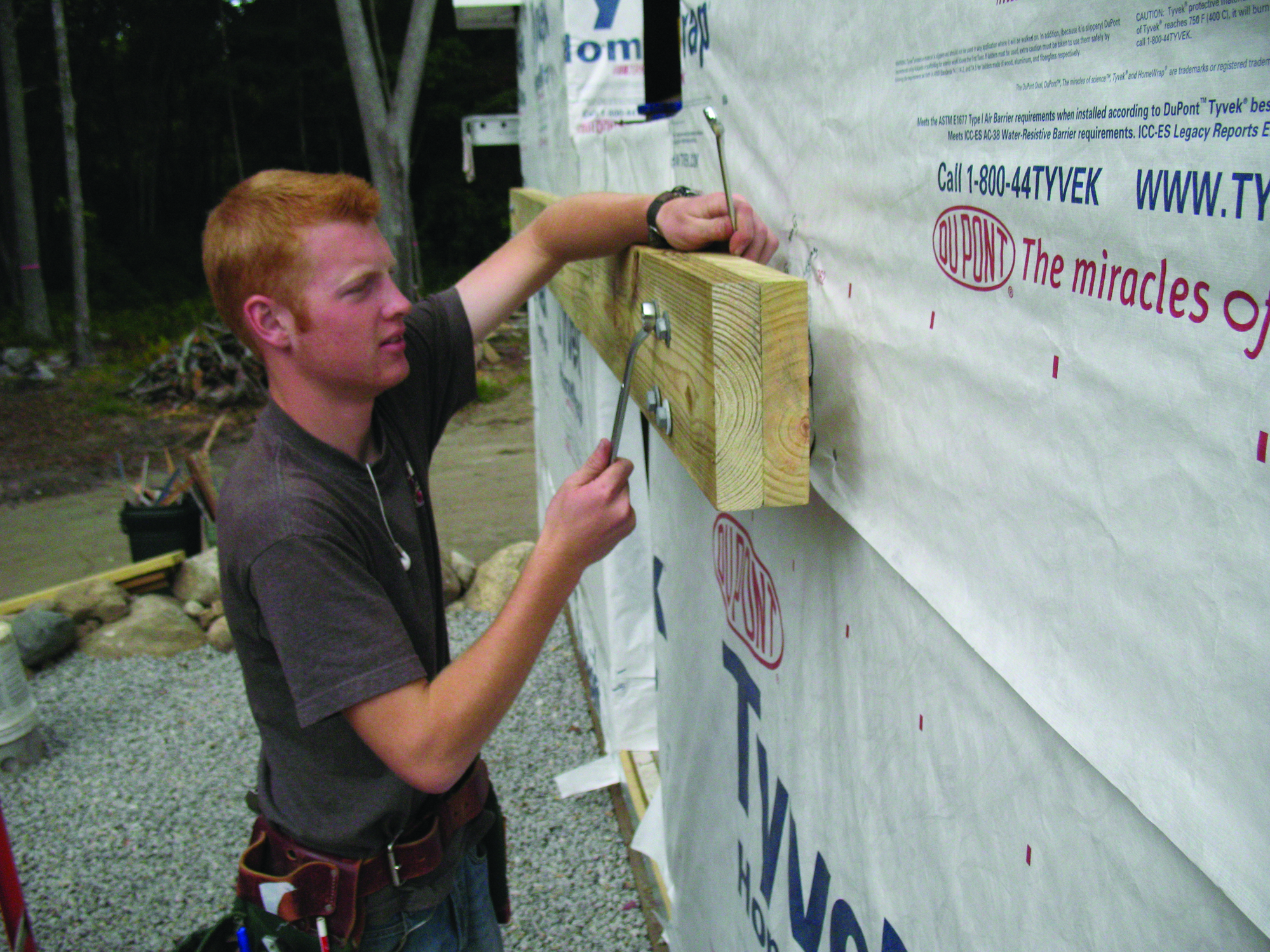 Installing Deck Ledgers Over Exterior Insulation