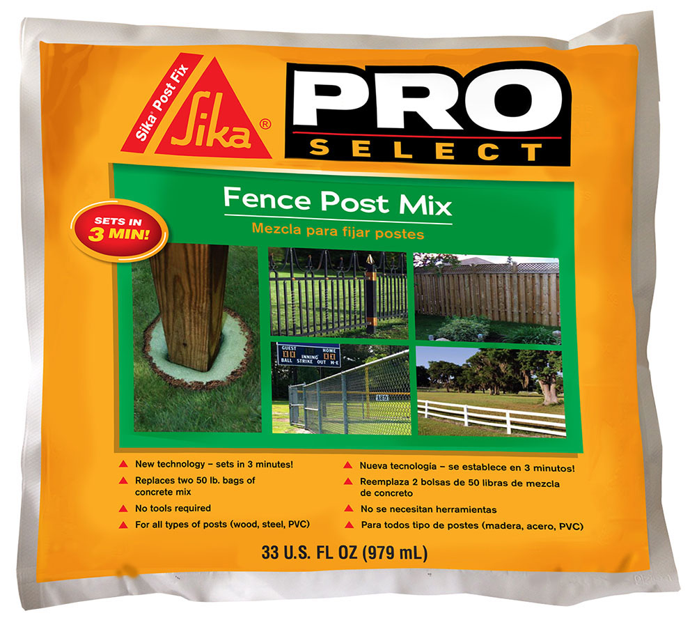 Sika Post Fix Secures Non-Structural Posts