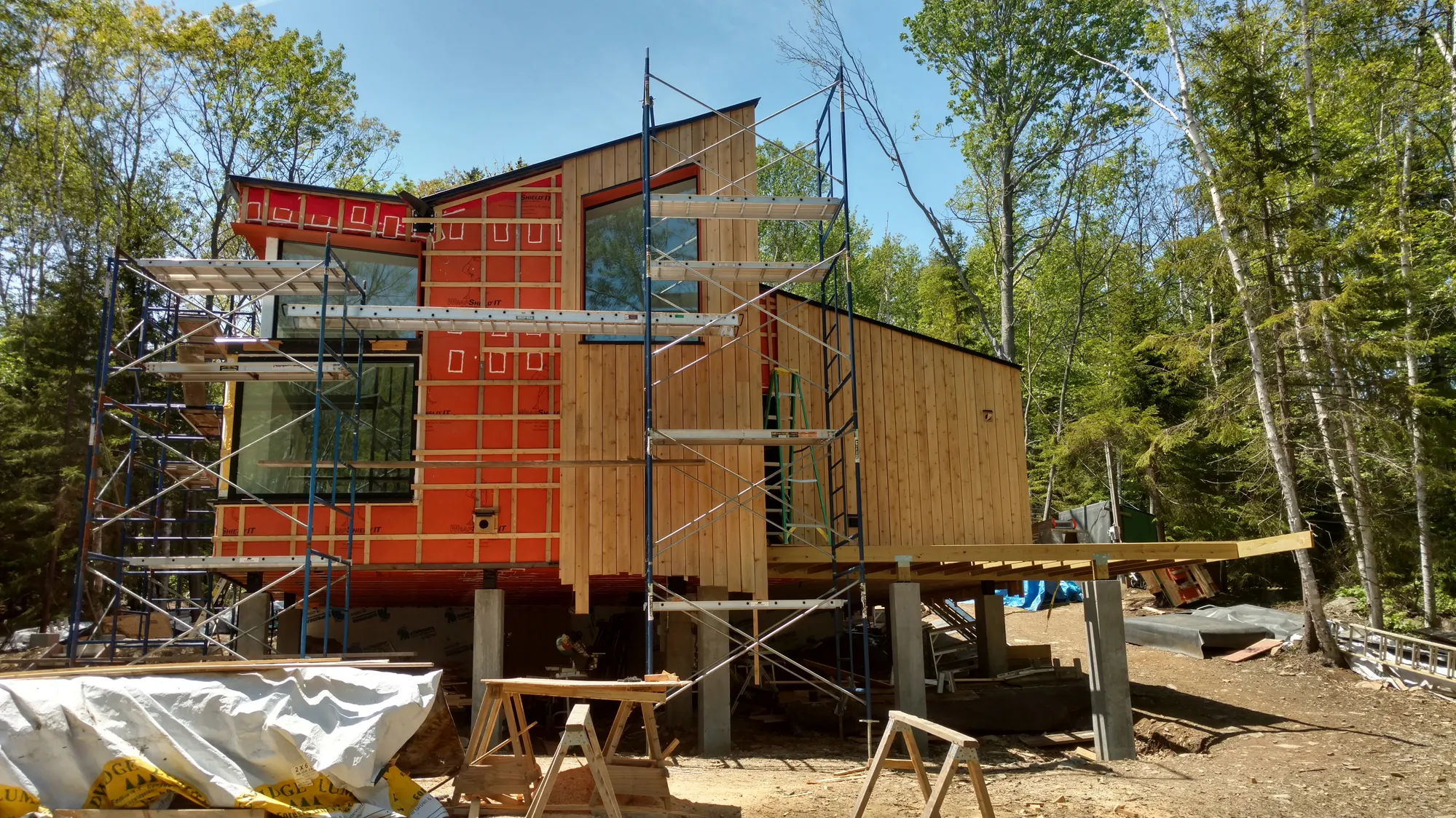 Reverse Board-and-Batten Siding