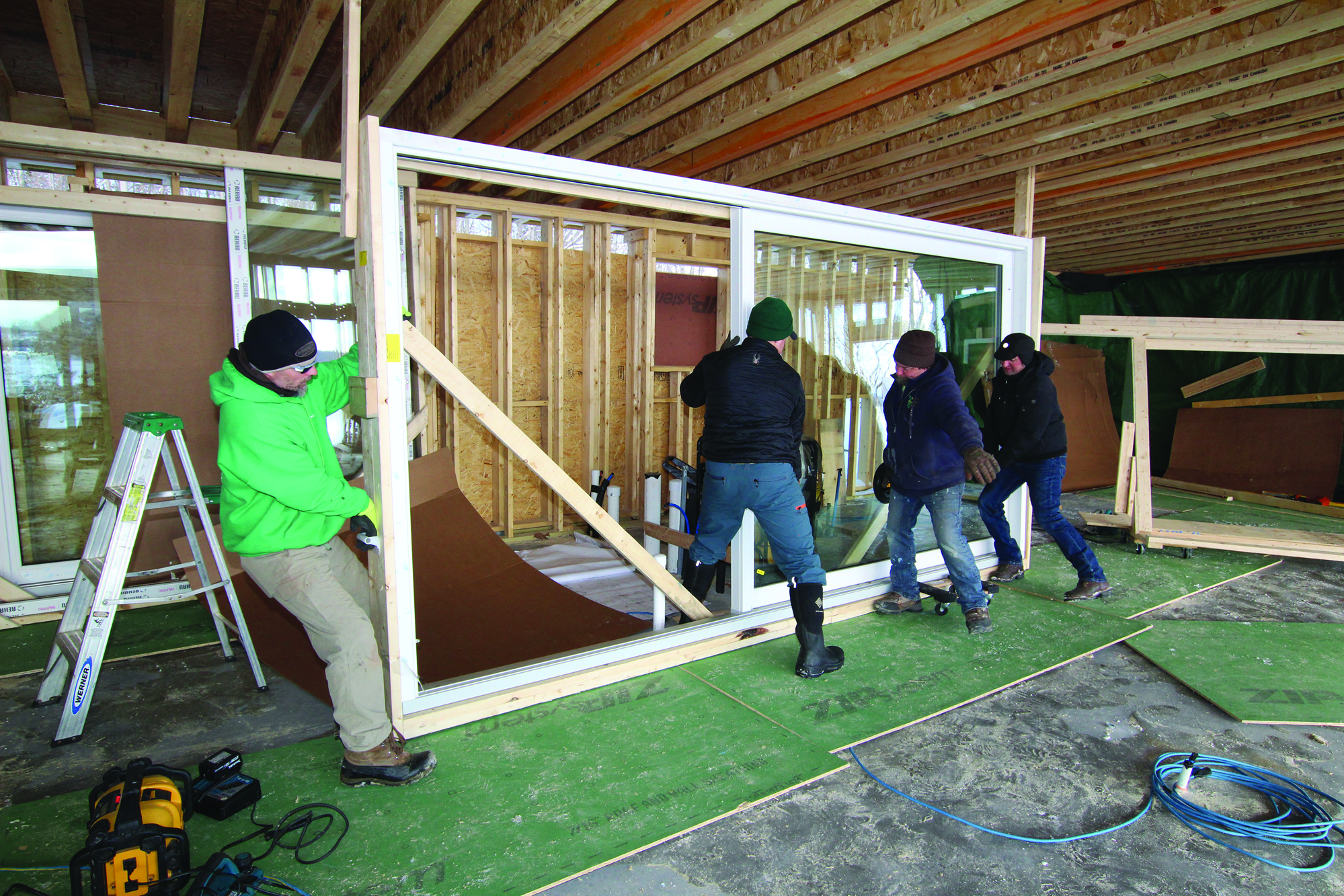 Installing Lift-and-Slide Doors