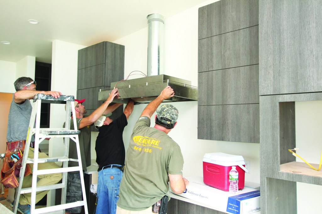 Makeup Air for a Kitchen Range Exhaust Hood