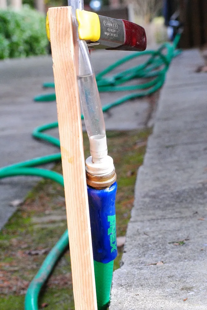 Garden Hose Water Level