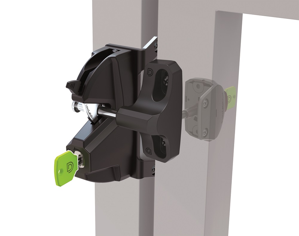 Lockable Gate Latch