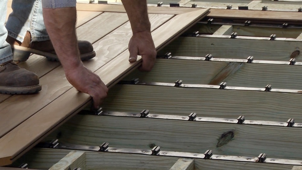 Hidden Fasteners for Kebony Wood Decking