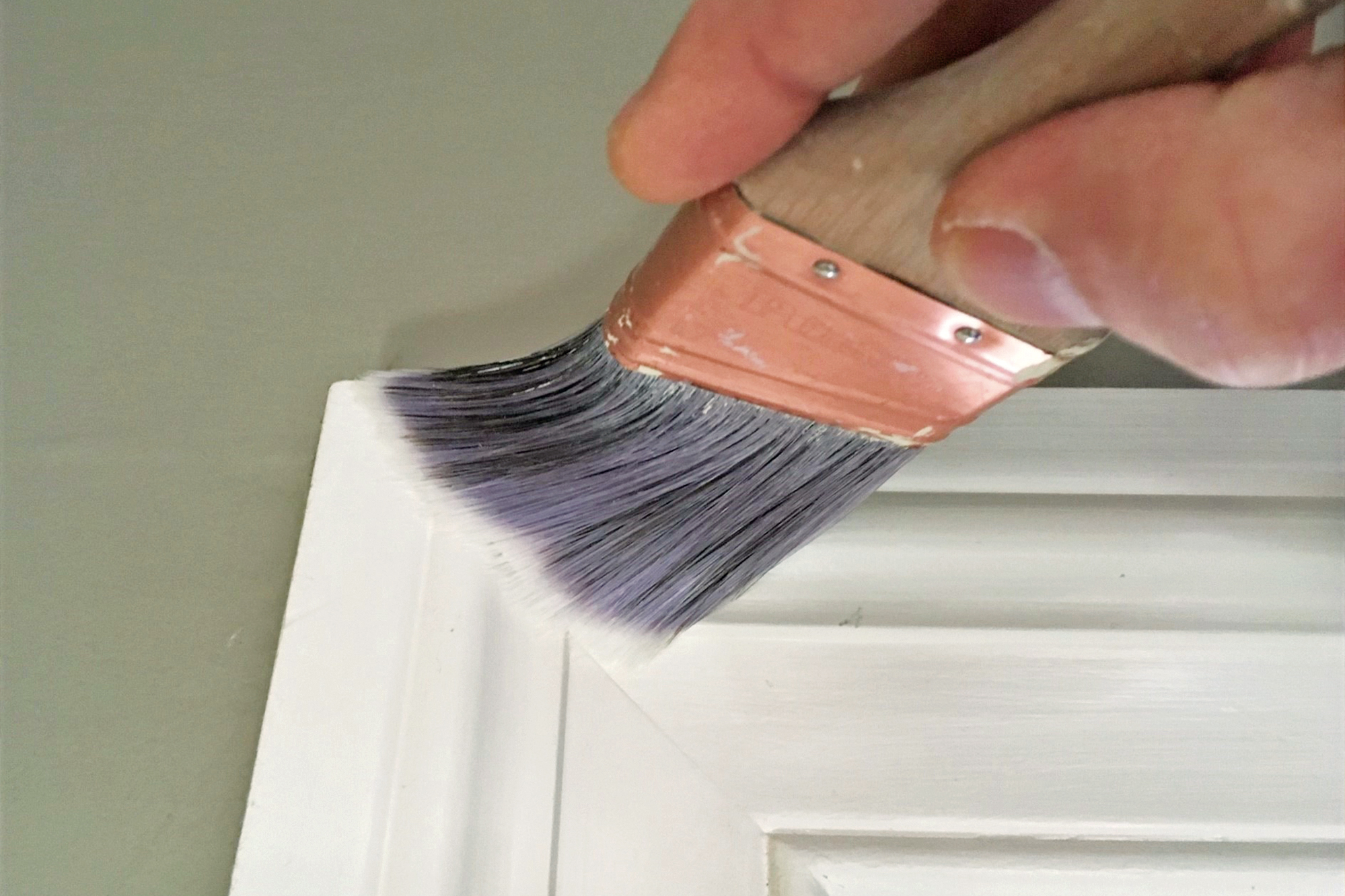 Painting Mitered Casing