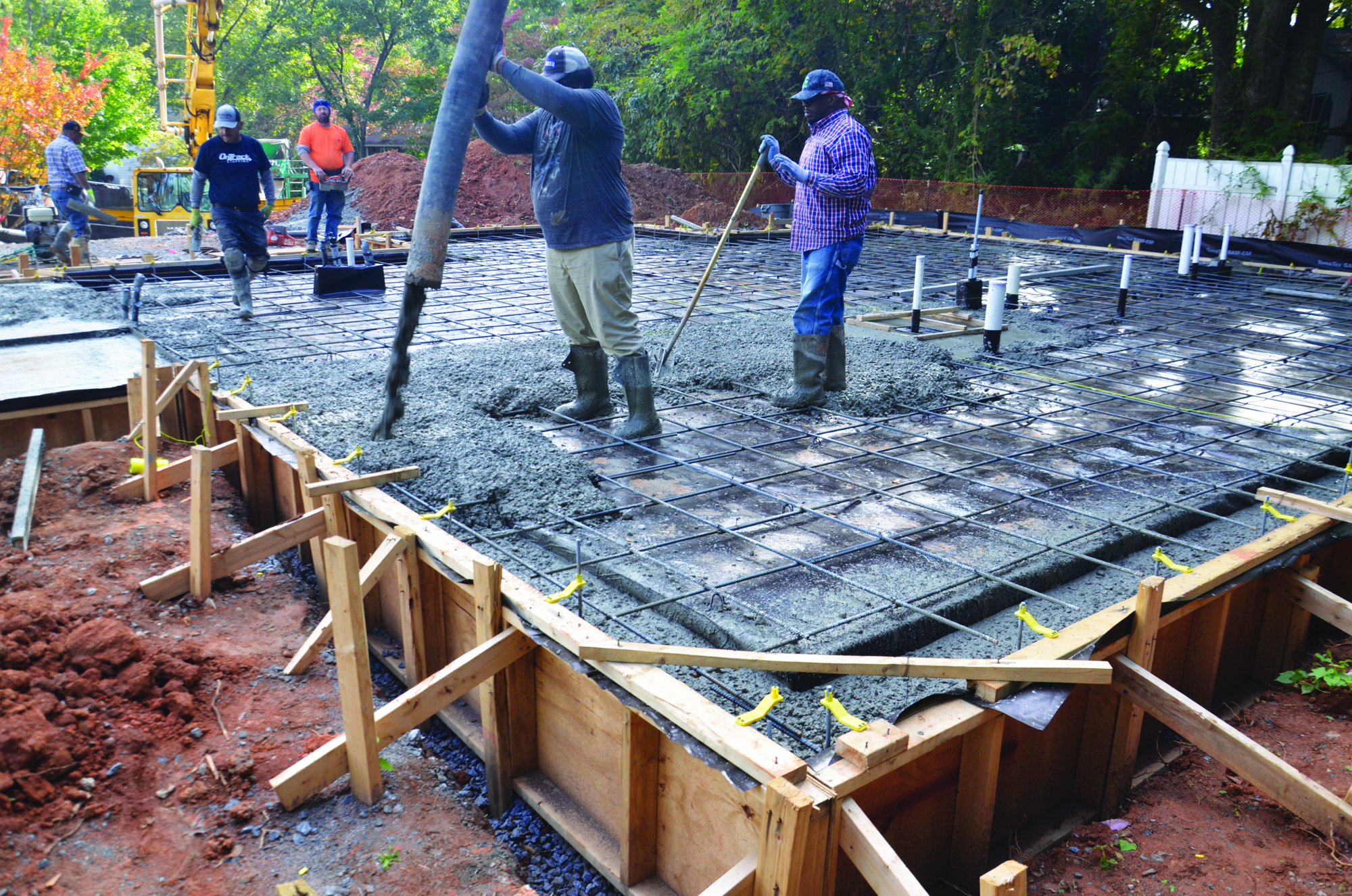 Constructing a High-Performance Concrete Slab