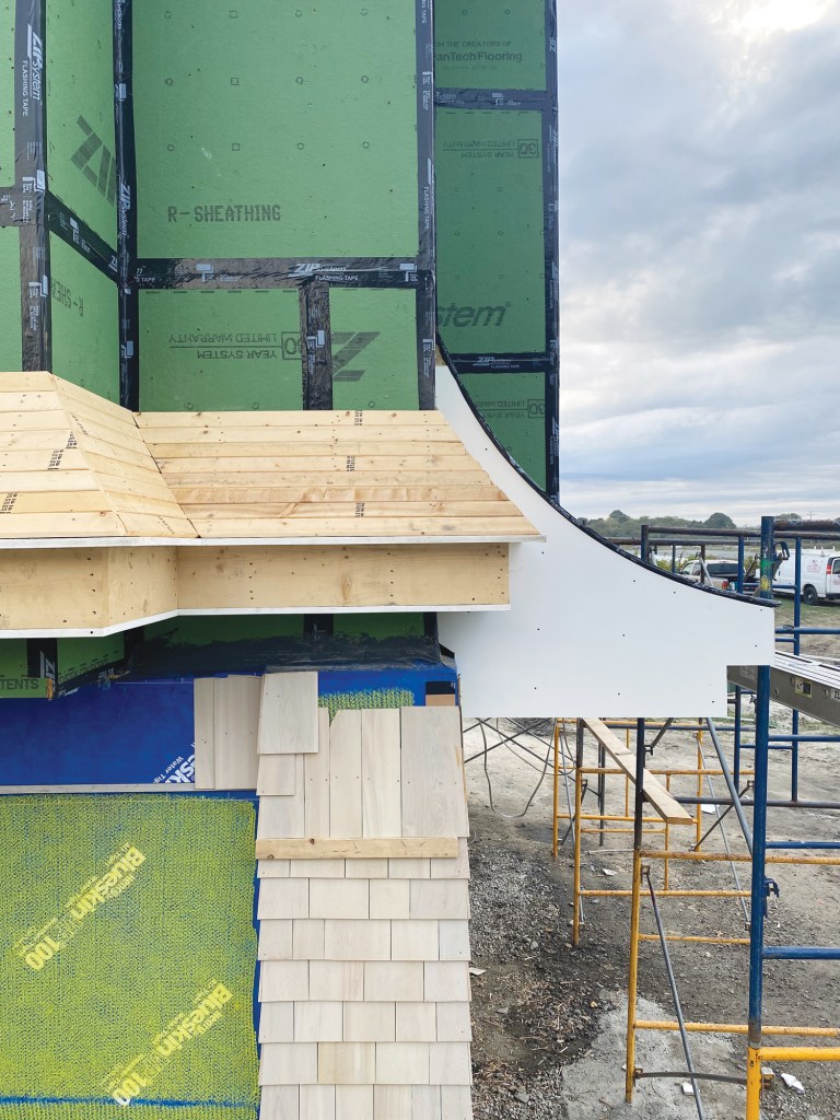 A Concave Metal Roof