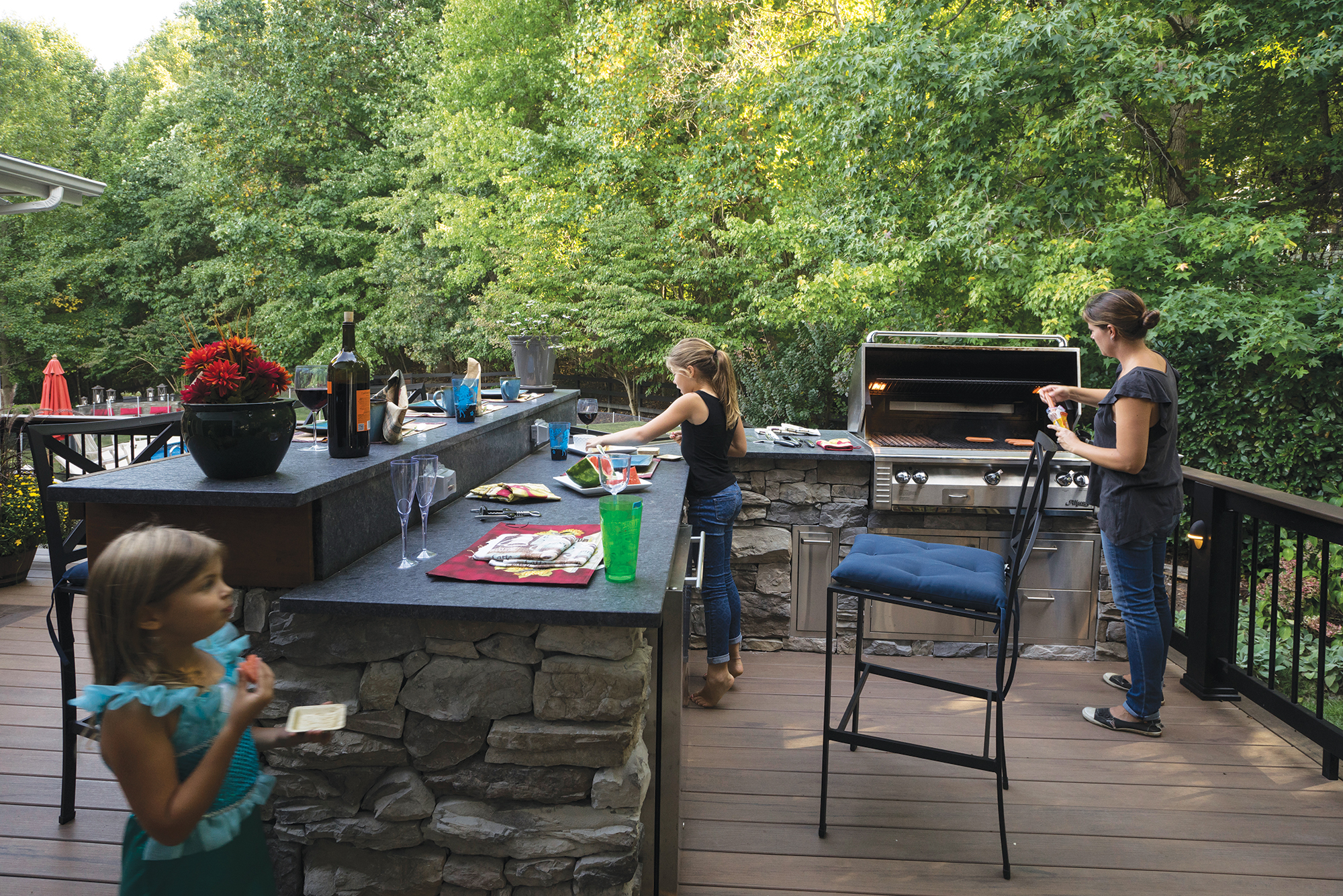 Rock-Solid Outdoor Kitchen
