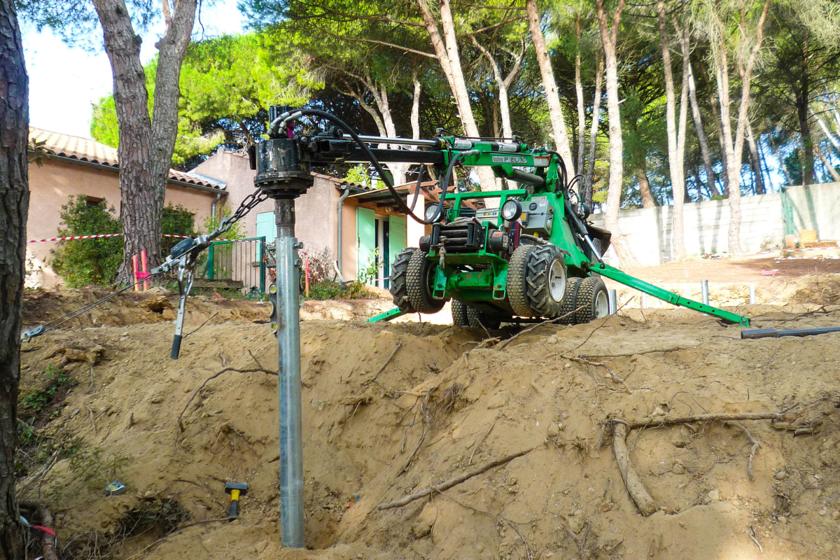 Building on Sloped Terrain Made Easy with Helical Piles