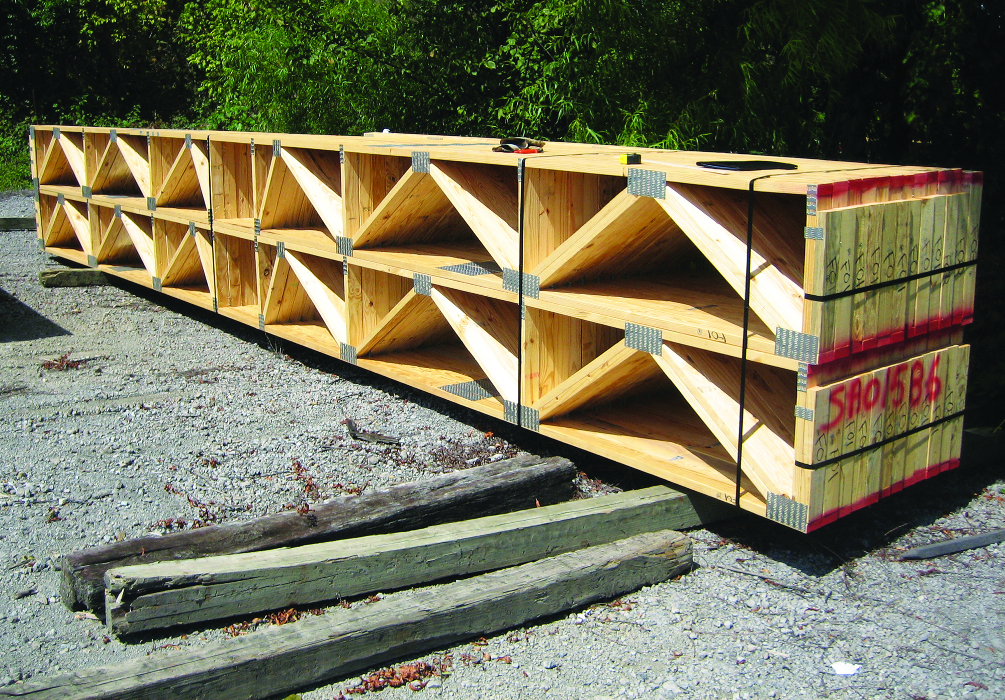 Deck Ledgers and Cantilevered Floor Trusses