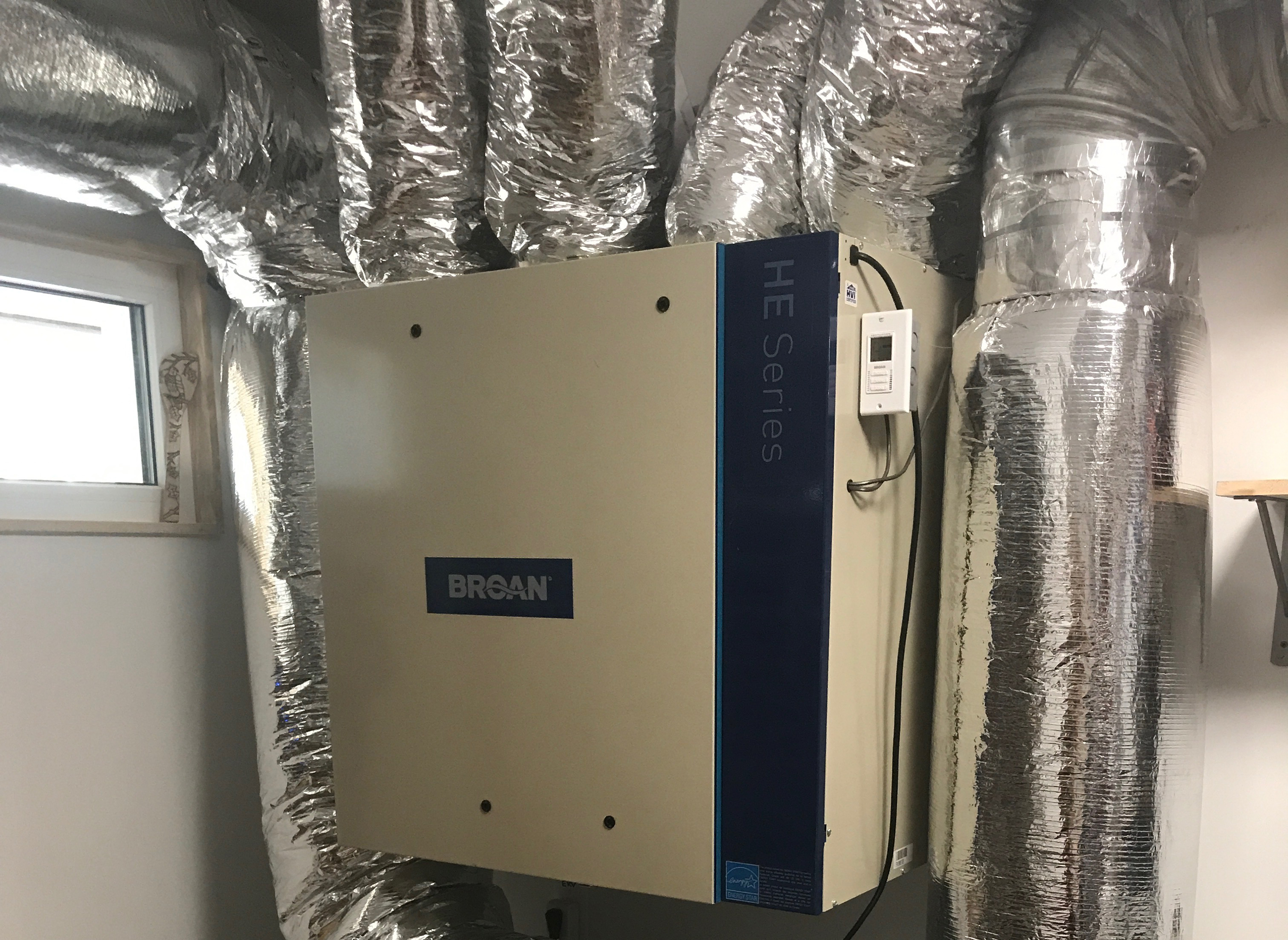 Ductwork for a Retrofit ERV