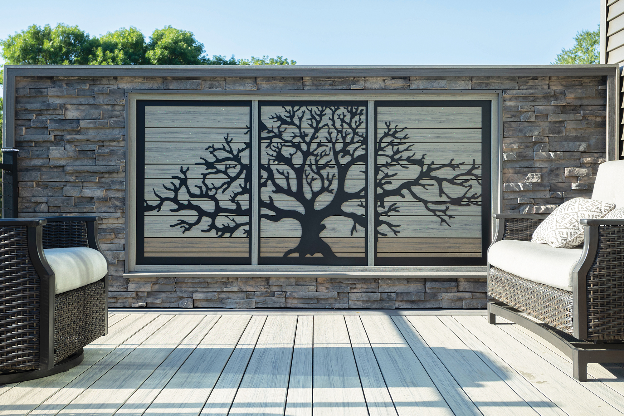 Tree of Life Privacy Wall