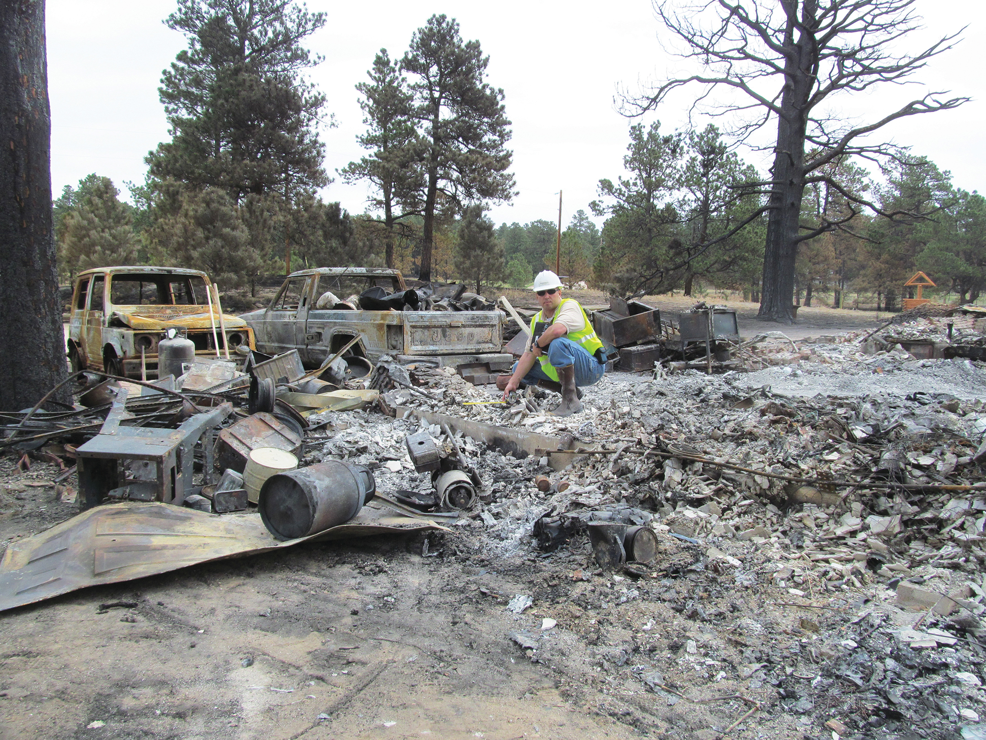 Evaluating Fire-Damaged Concrete