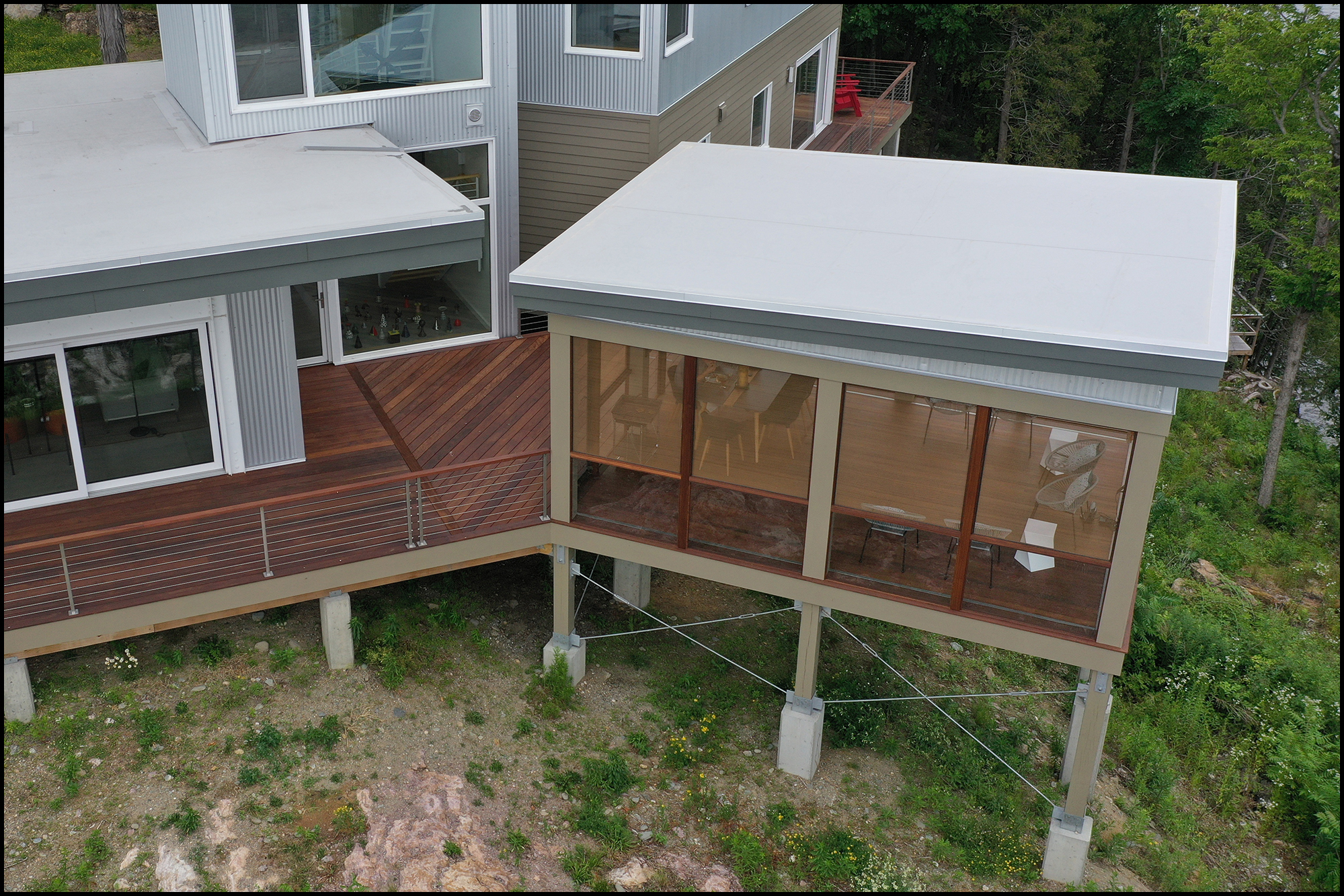 A Pavilion Perched High on a Ledge
