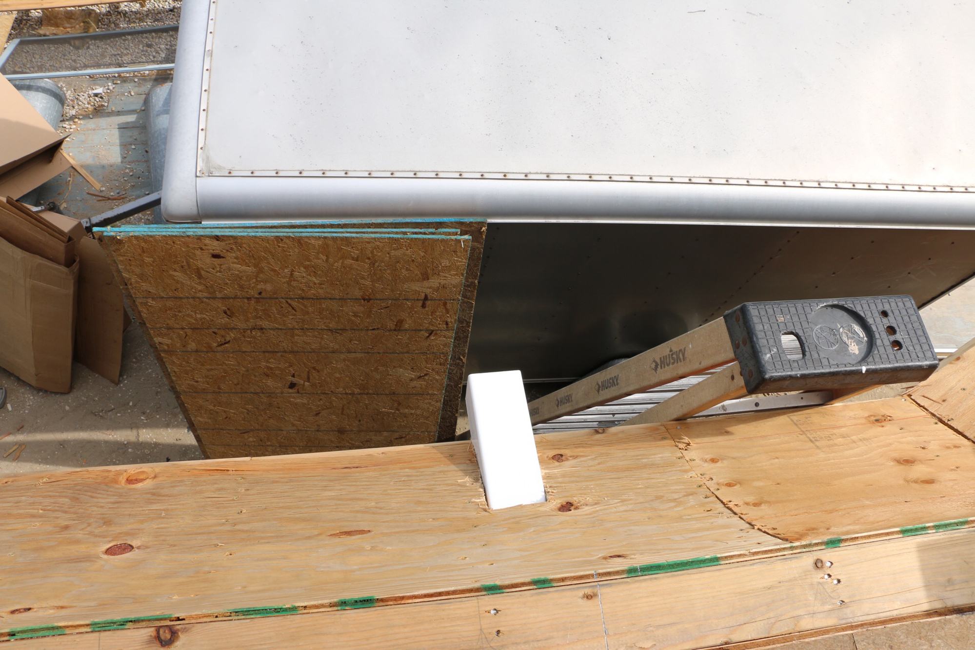 Fiberglassing an Exterior Deck