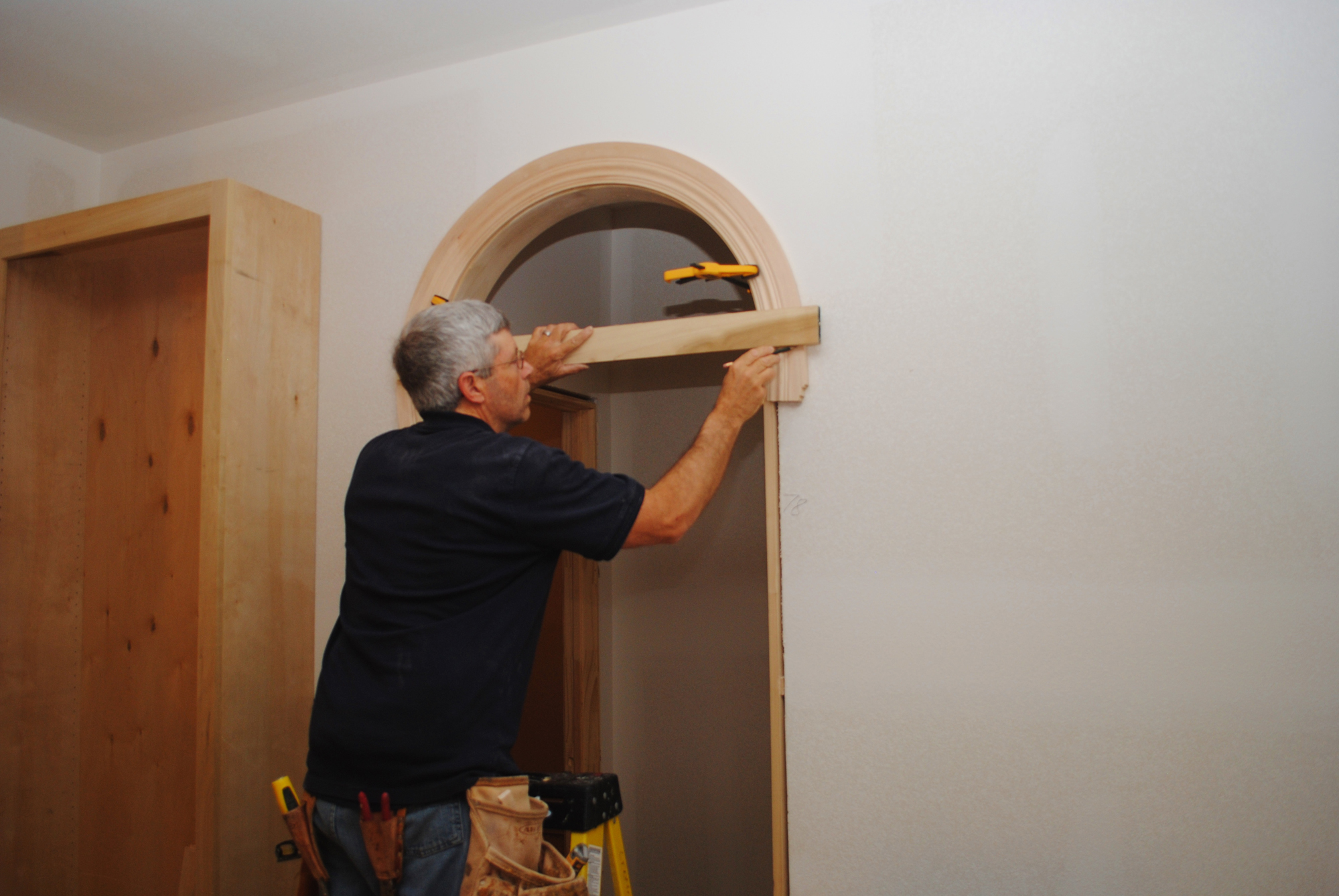 Installing Arched Casing