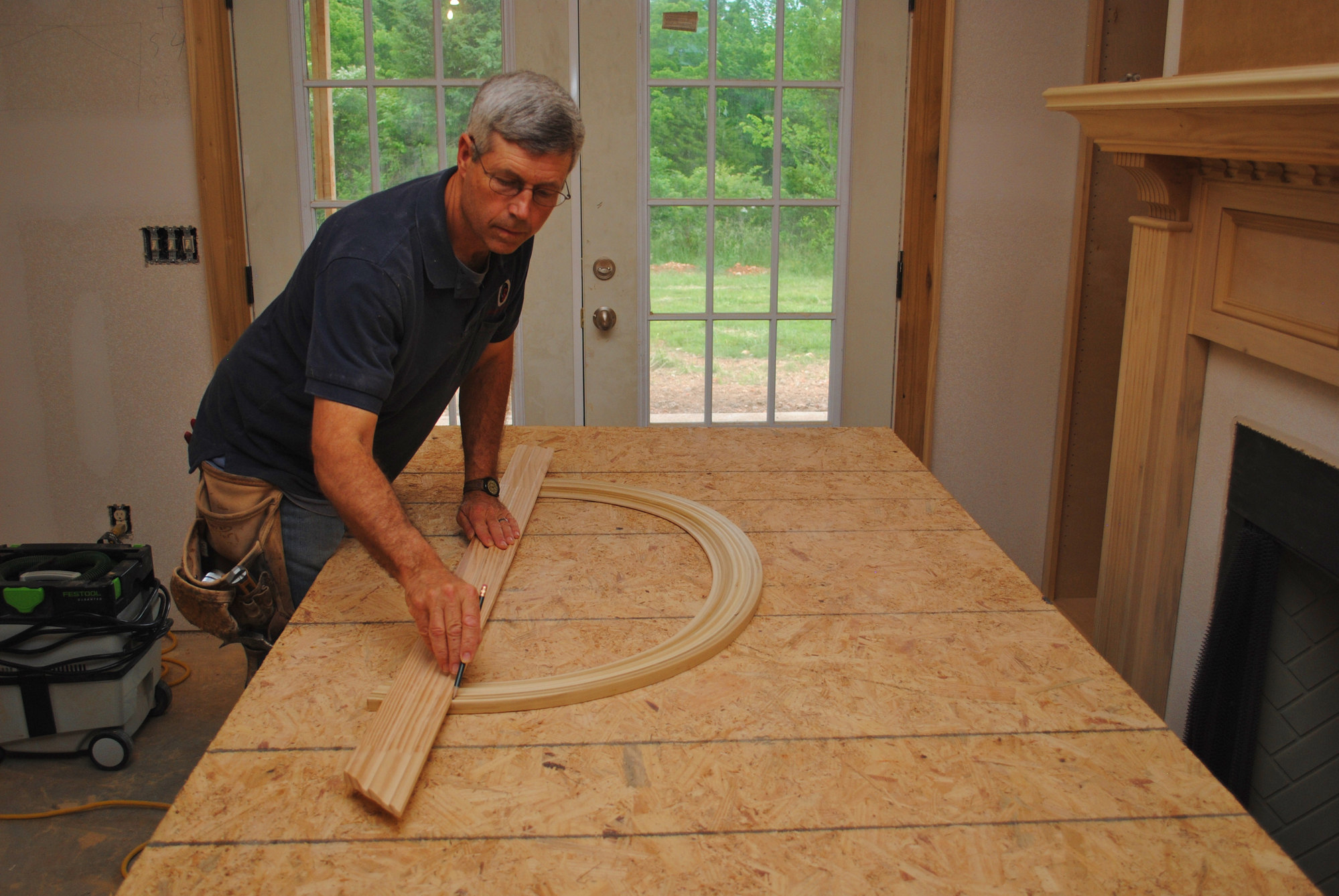 Installing Arched Casing