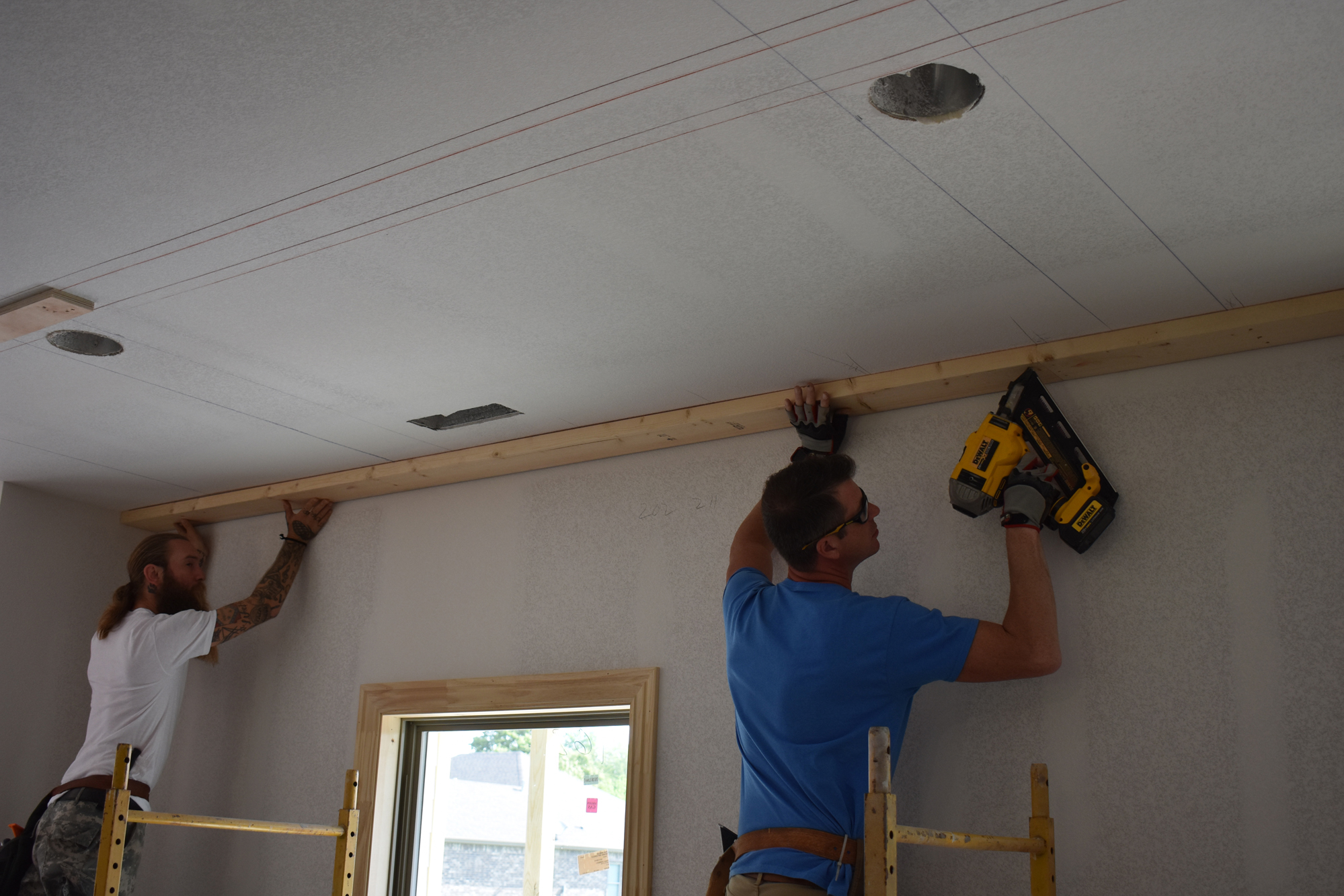 Paint-Grade Coffered Ceilings