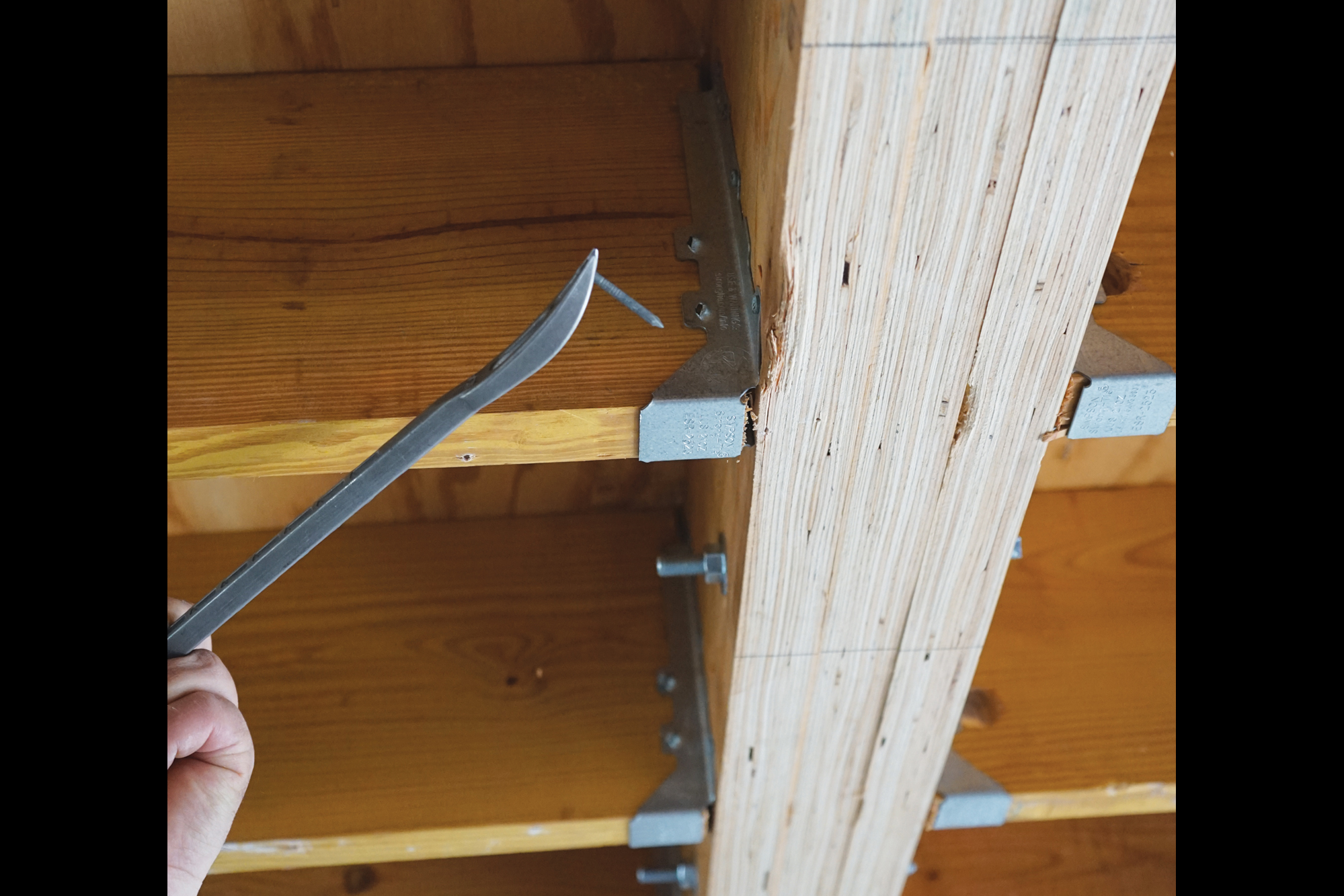 Repairing a Buckled Ceiling