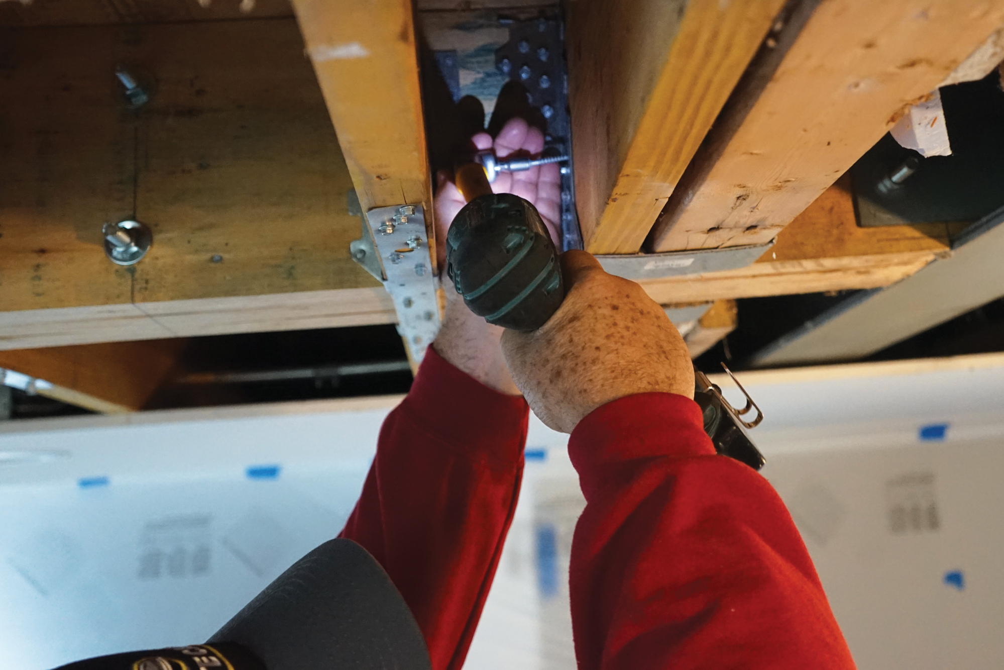 Repairing a Buckled Ceiling