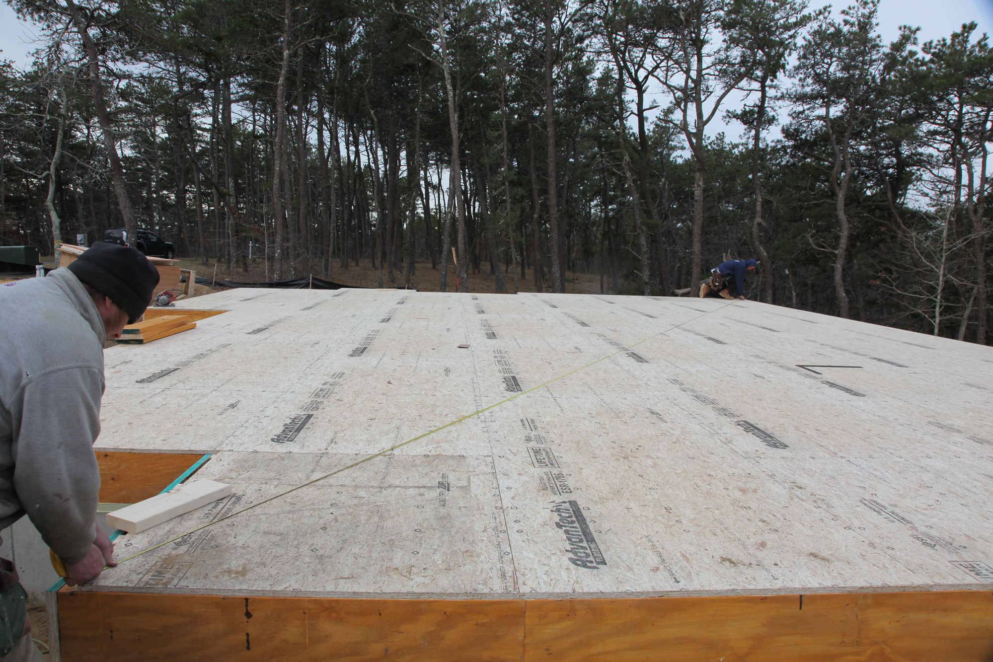 Layout Lines for Exterior Walls