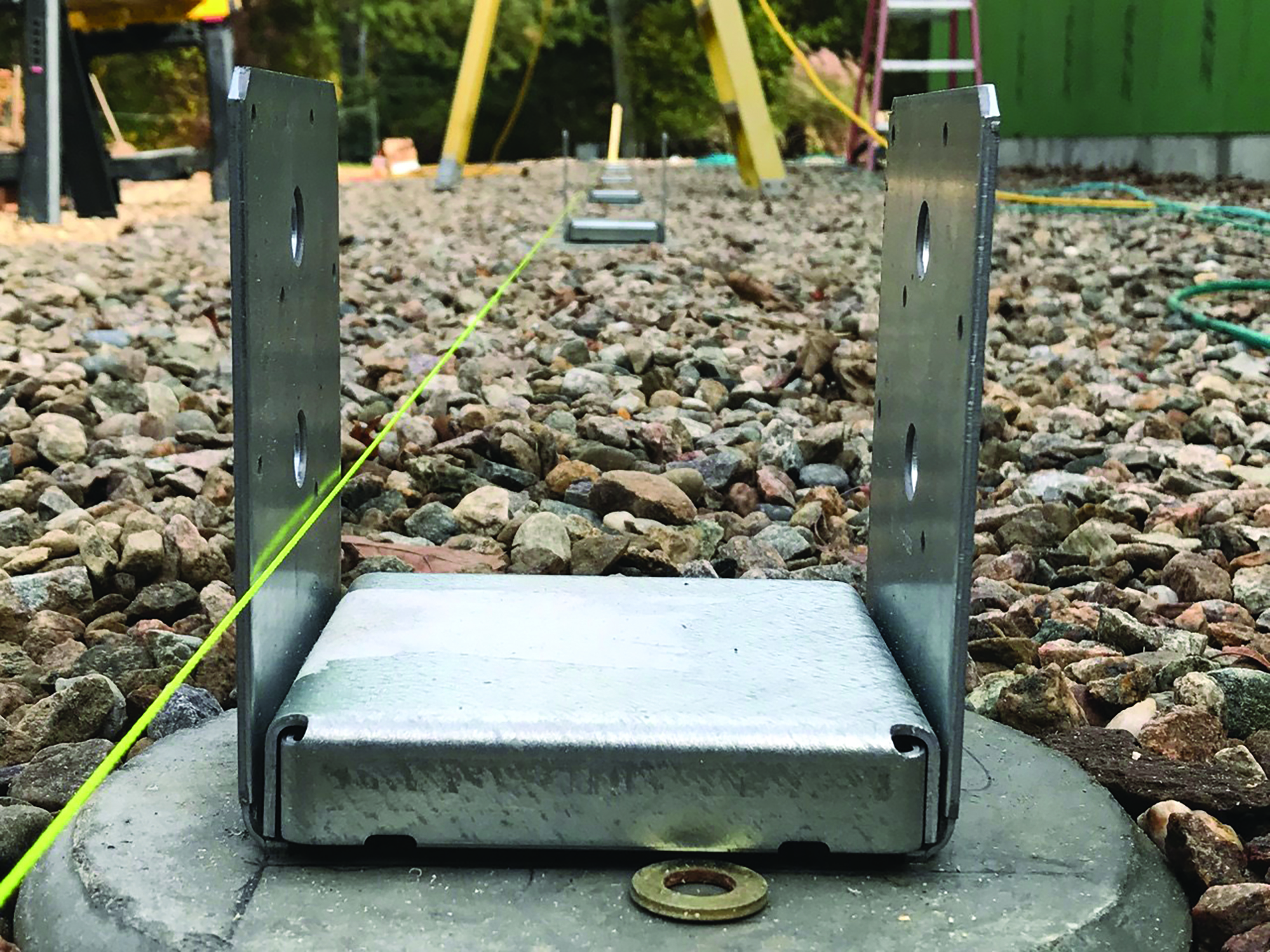 Setting Precast Footings