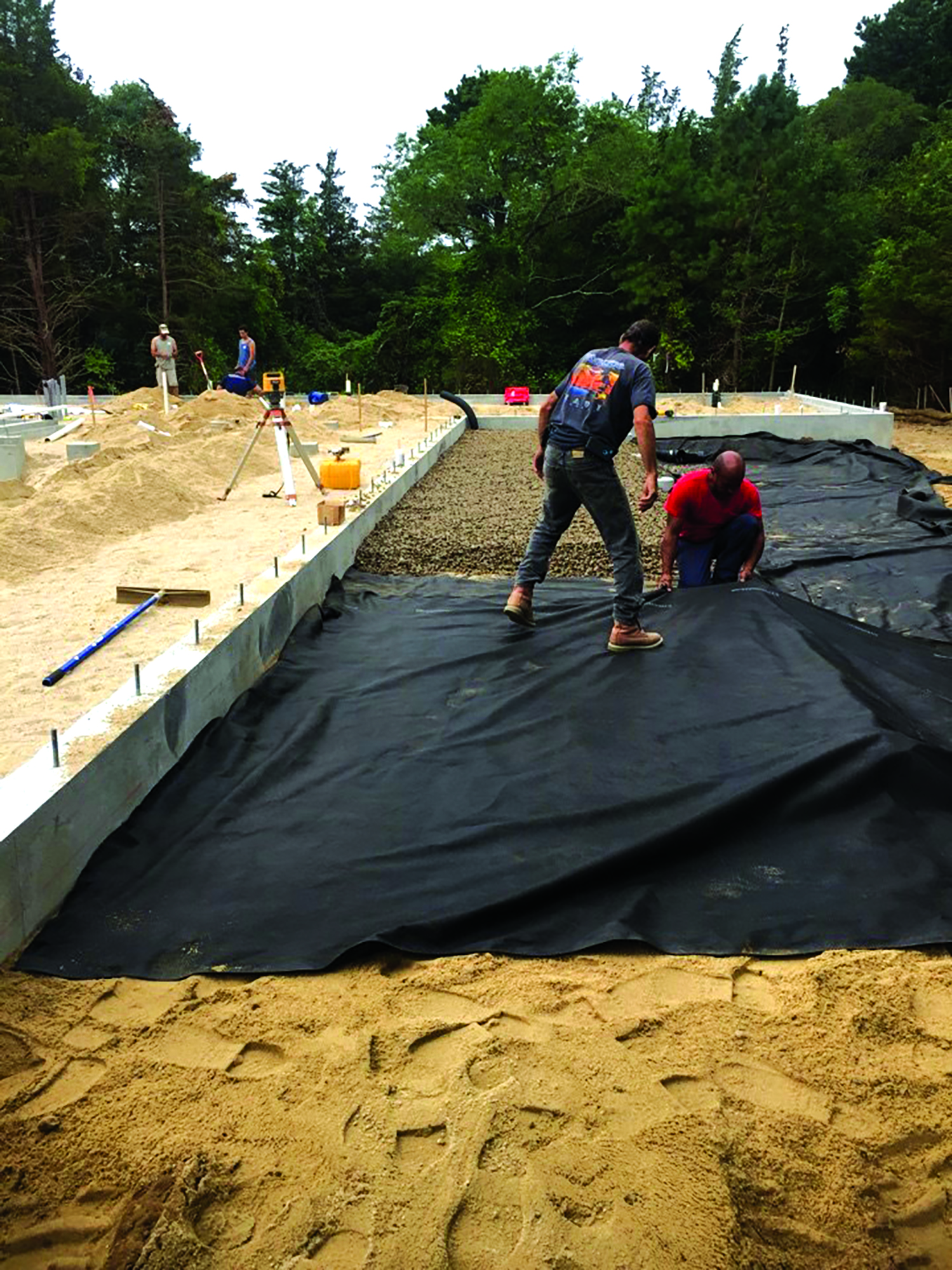 Setting Precast Footings
