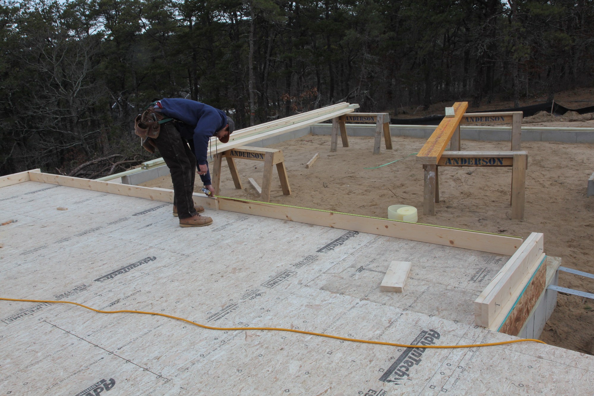 Layout for Exterior Wall Framing
