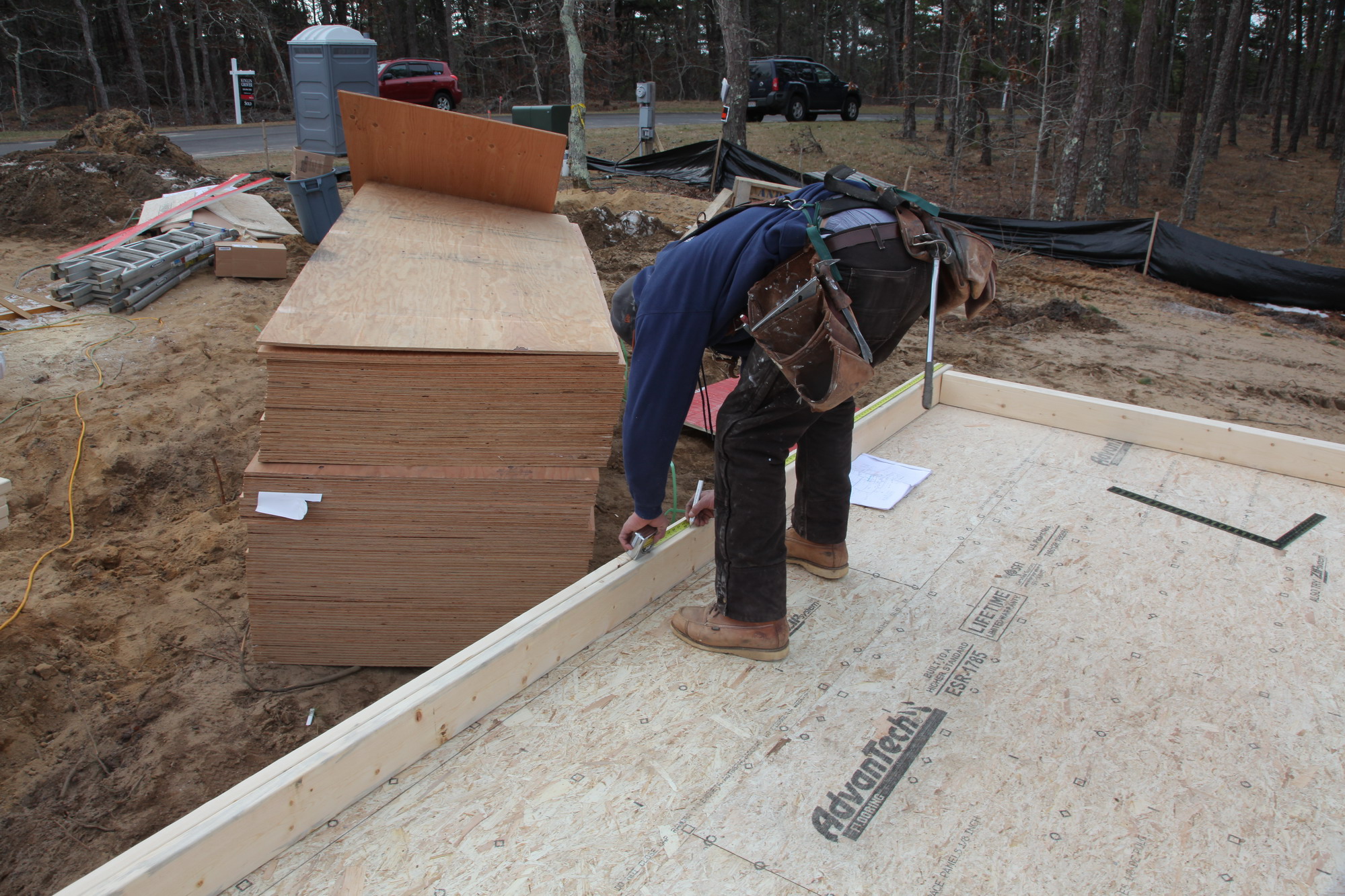 Layout for Exterior Wall Framing