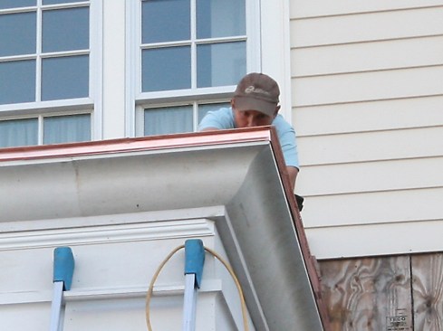 Installing a Flat-Seam Copper Roof