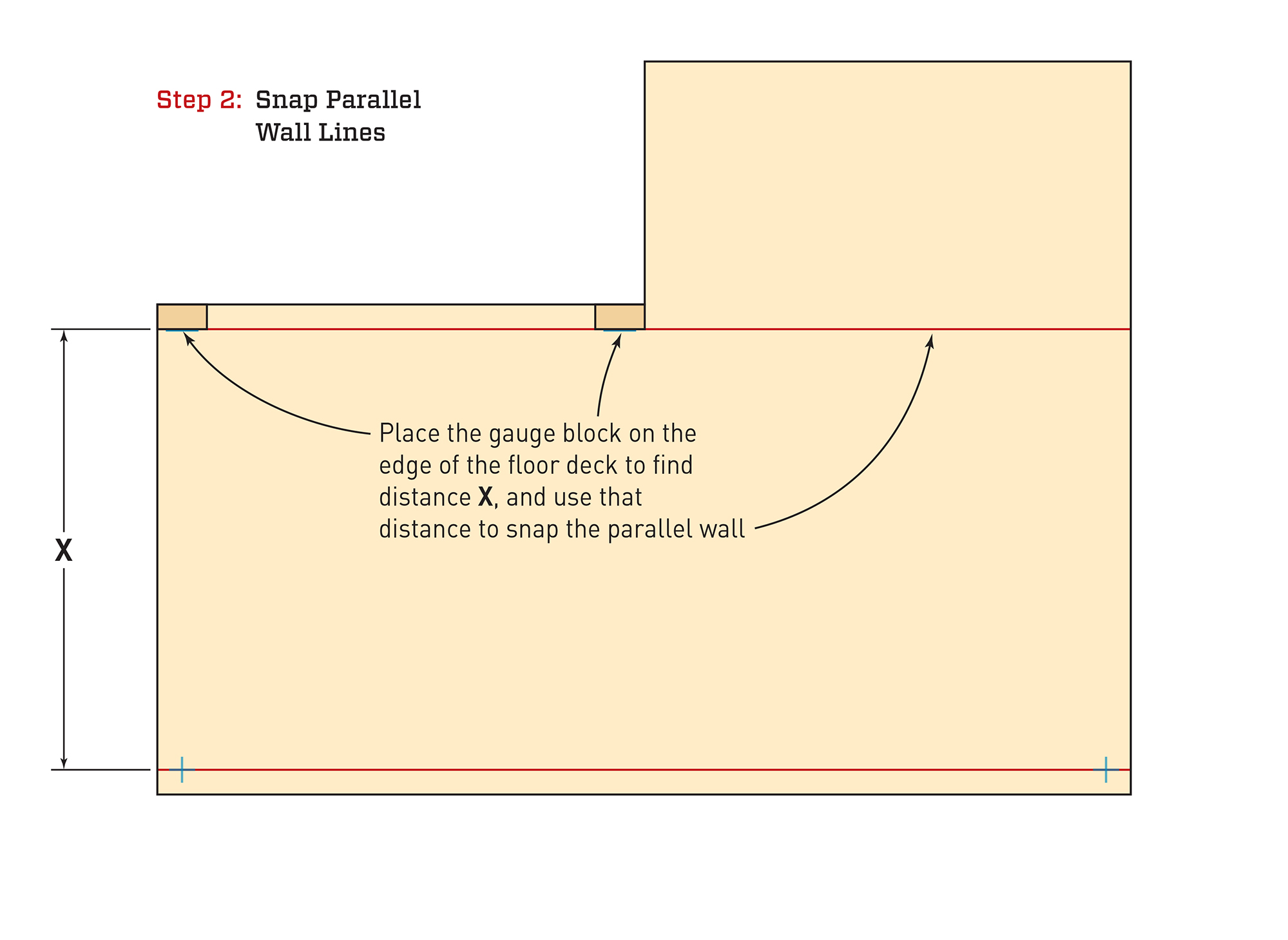 Snapping Layout Lines for Walls