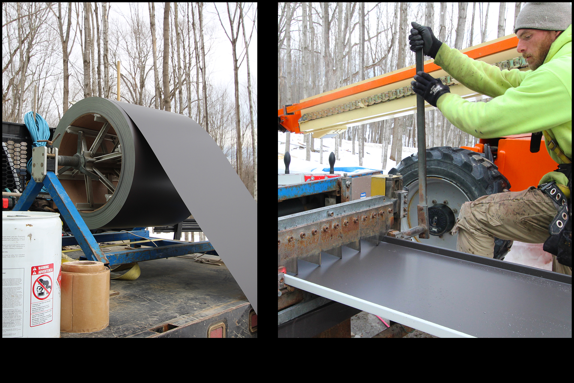 Metal Roofing for a Turret