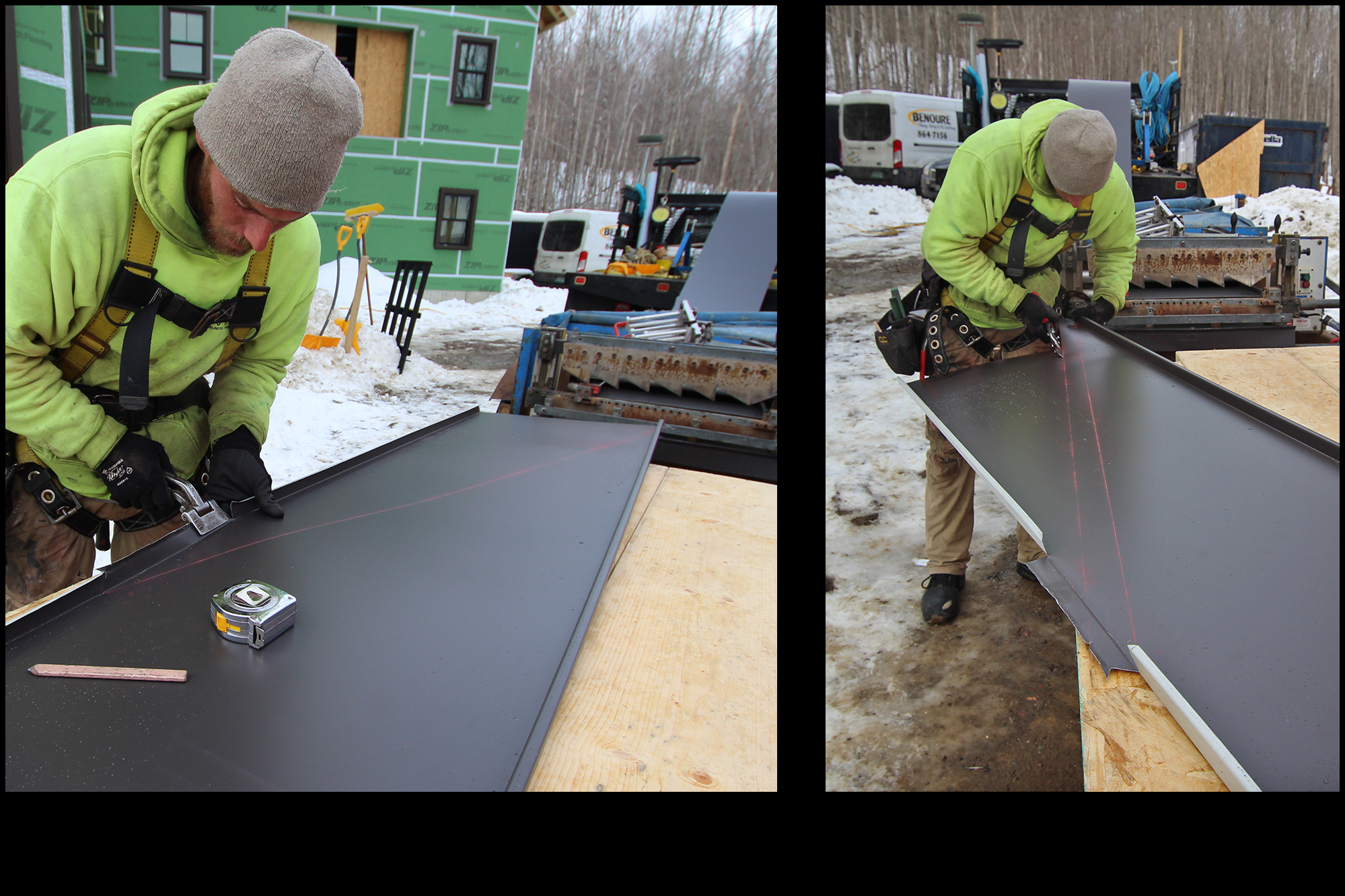 Metal Roofing for a Turret
