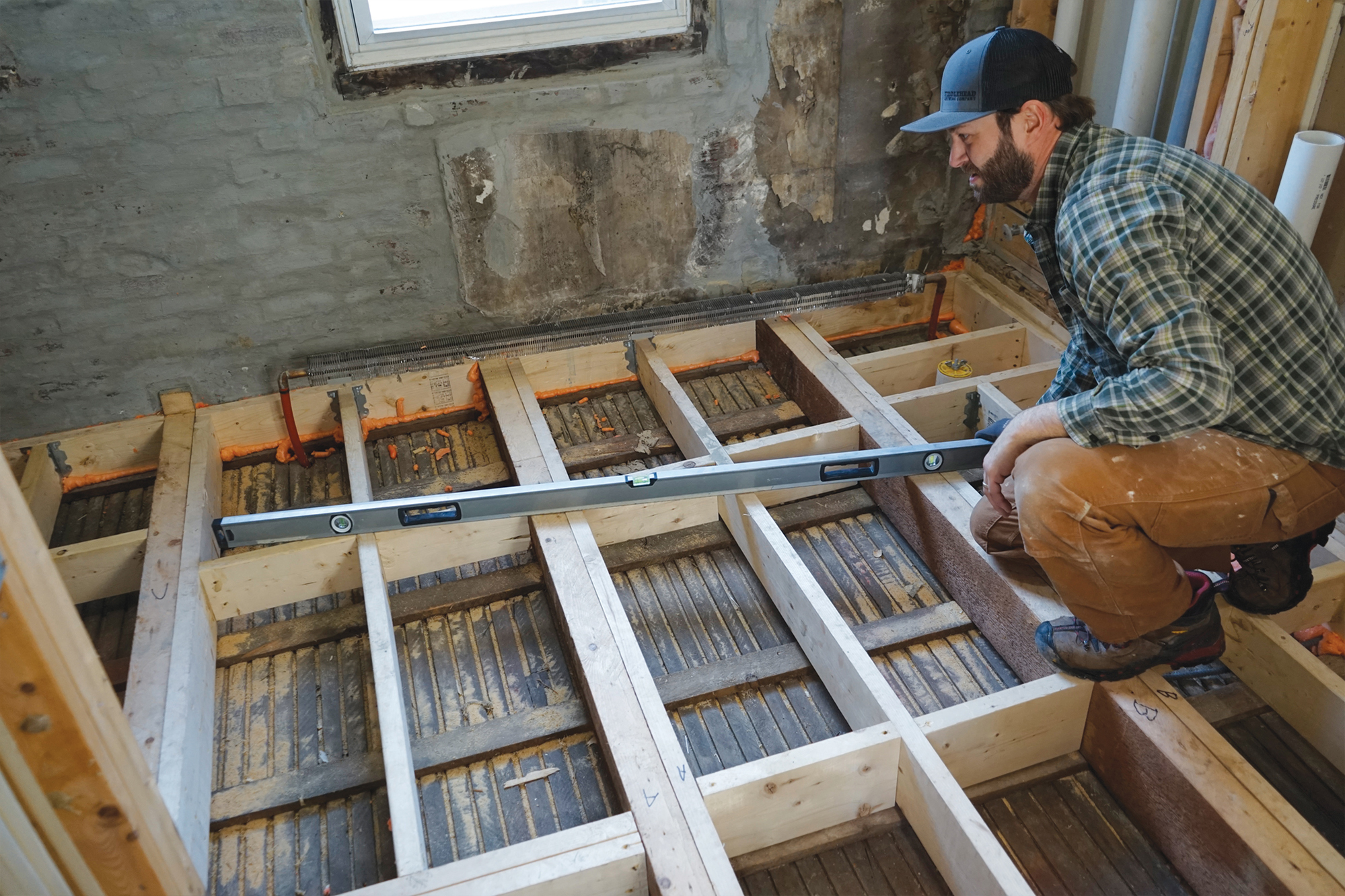 Leveling a Bathroom Floor