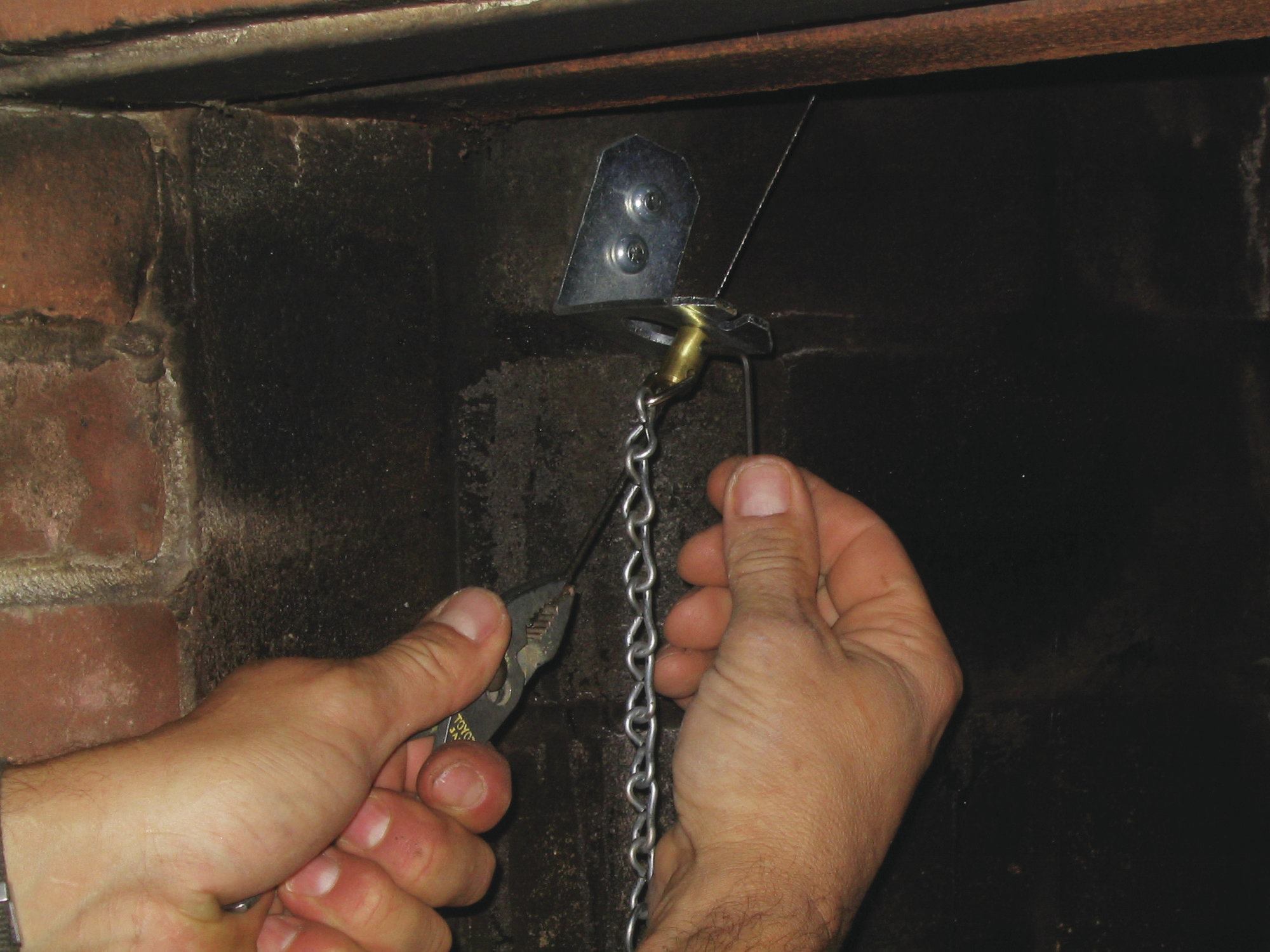 Installing a Flue-Top Damper