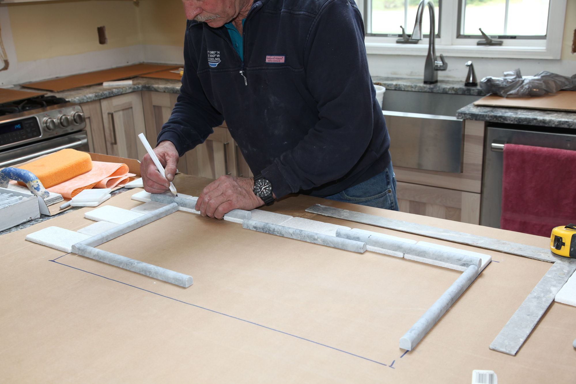 Tiling a Backsplash