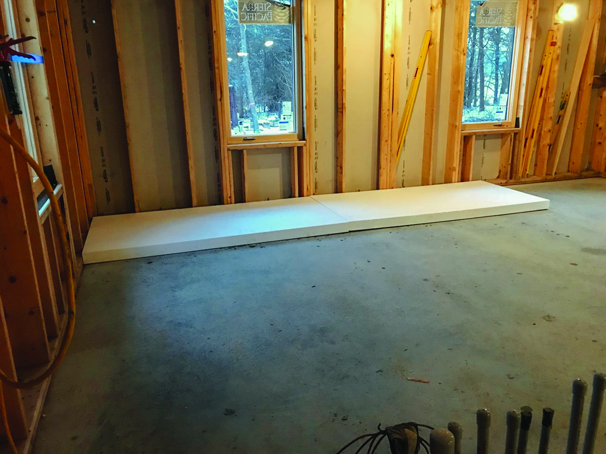Insulating Over a Structural Slab