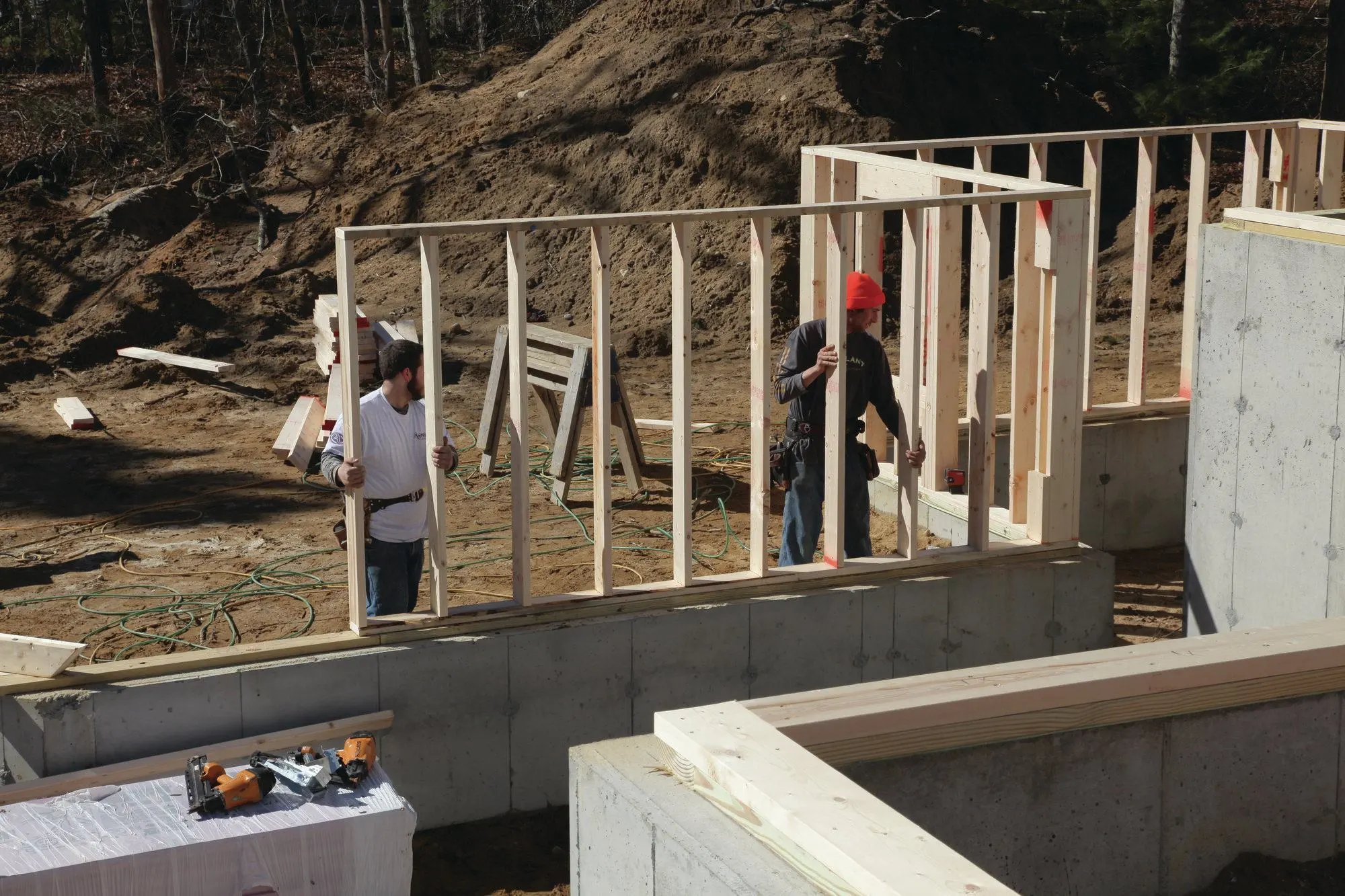 Framing a Floor Over a Complex Foundation