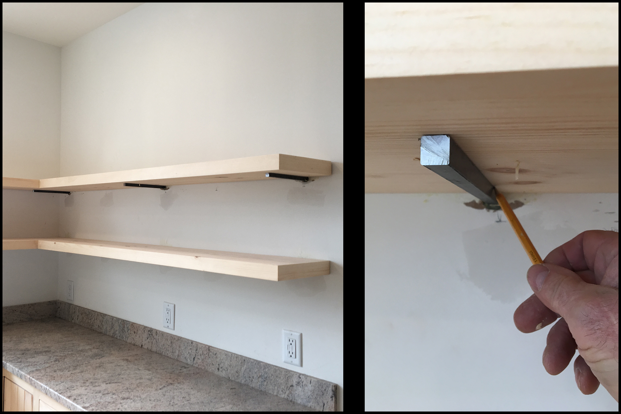 A Pair of Floating Shelves
