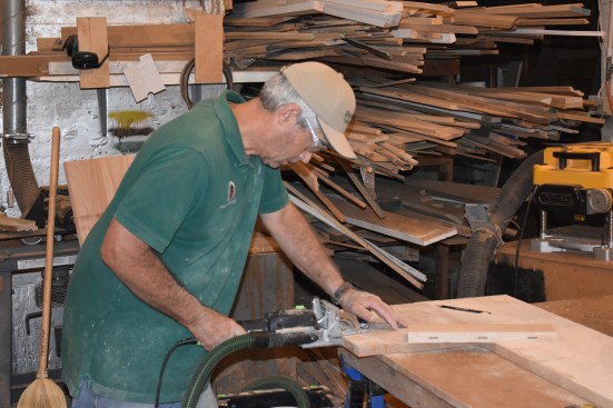 Custom-Built Radiused Starter Steps